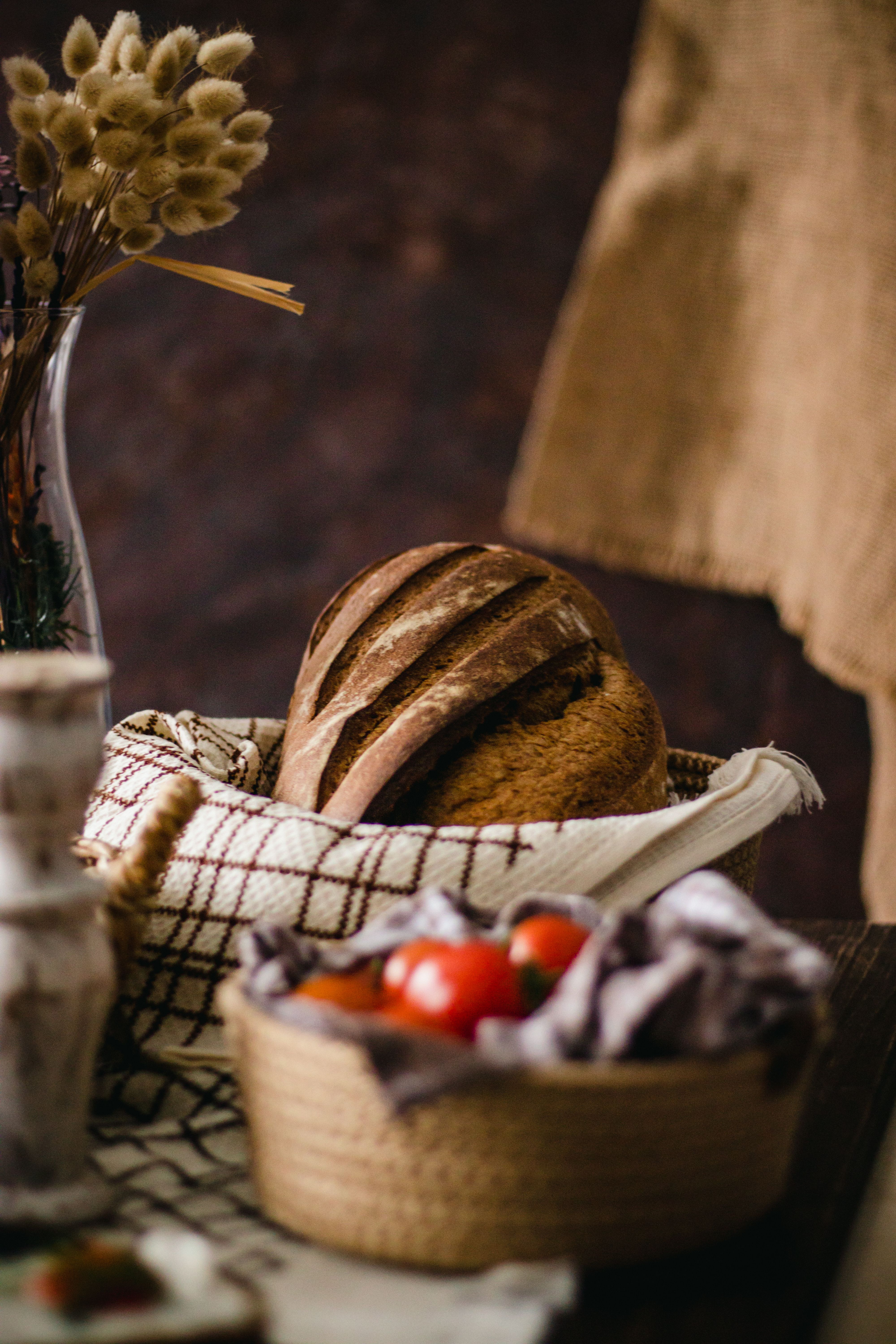 Rustic Artisan Bread with Tomatoes in İstanbul · Free Stock Photo