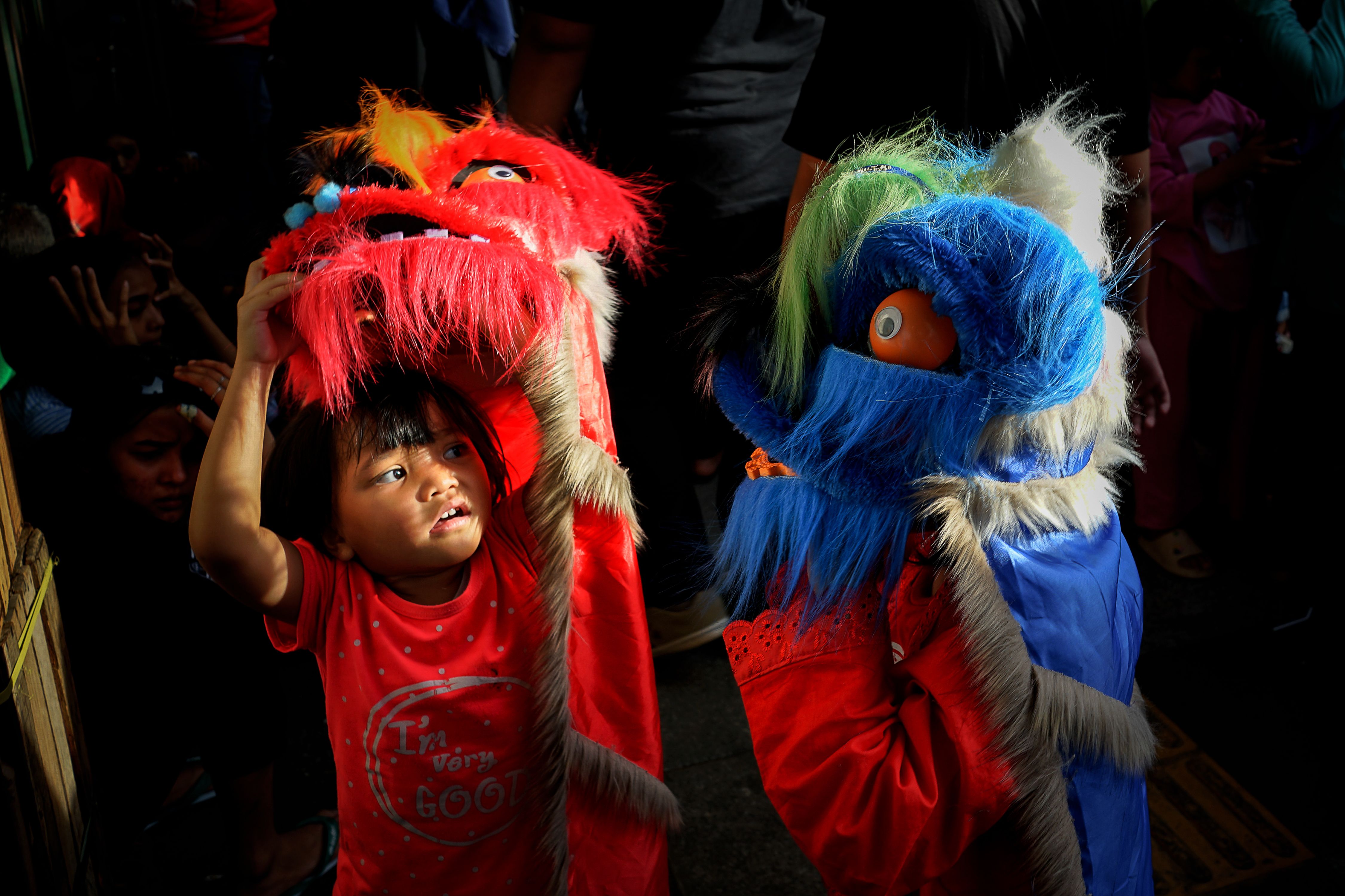 Colorful Lion Dance Costumes in West Java · Free Stock Photo