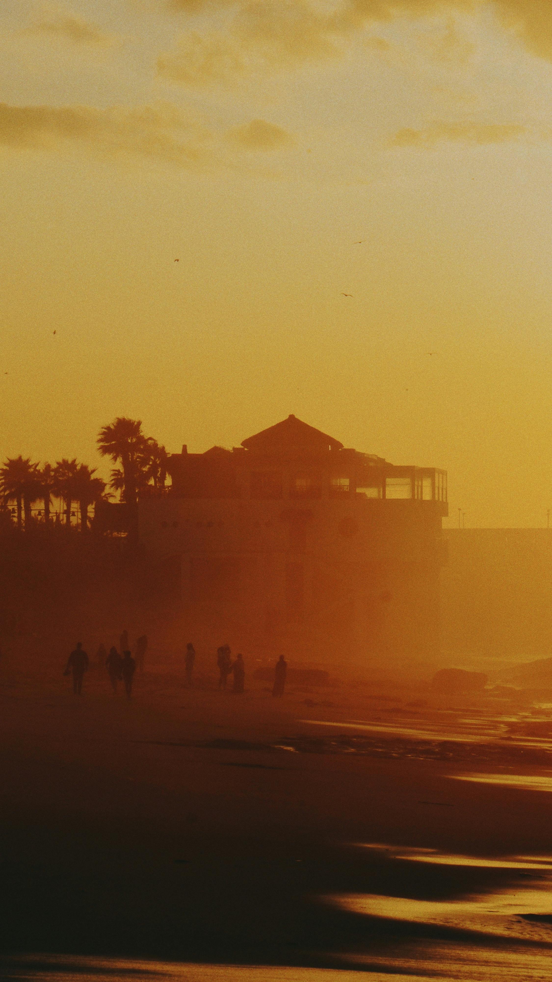 Scenic Sunset View at Rabat Beach, Morocco · Free Stock Photo