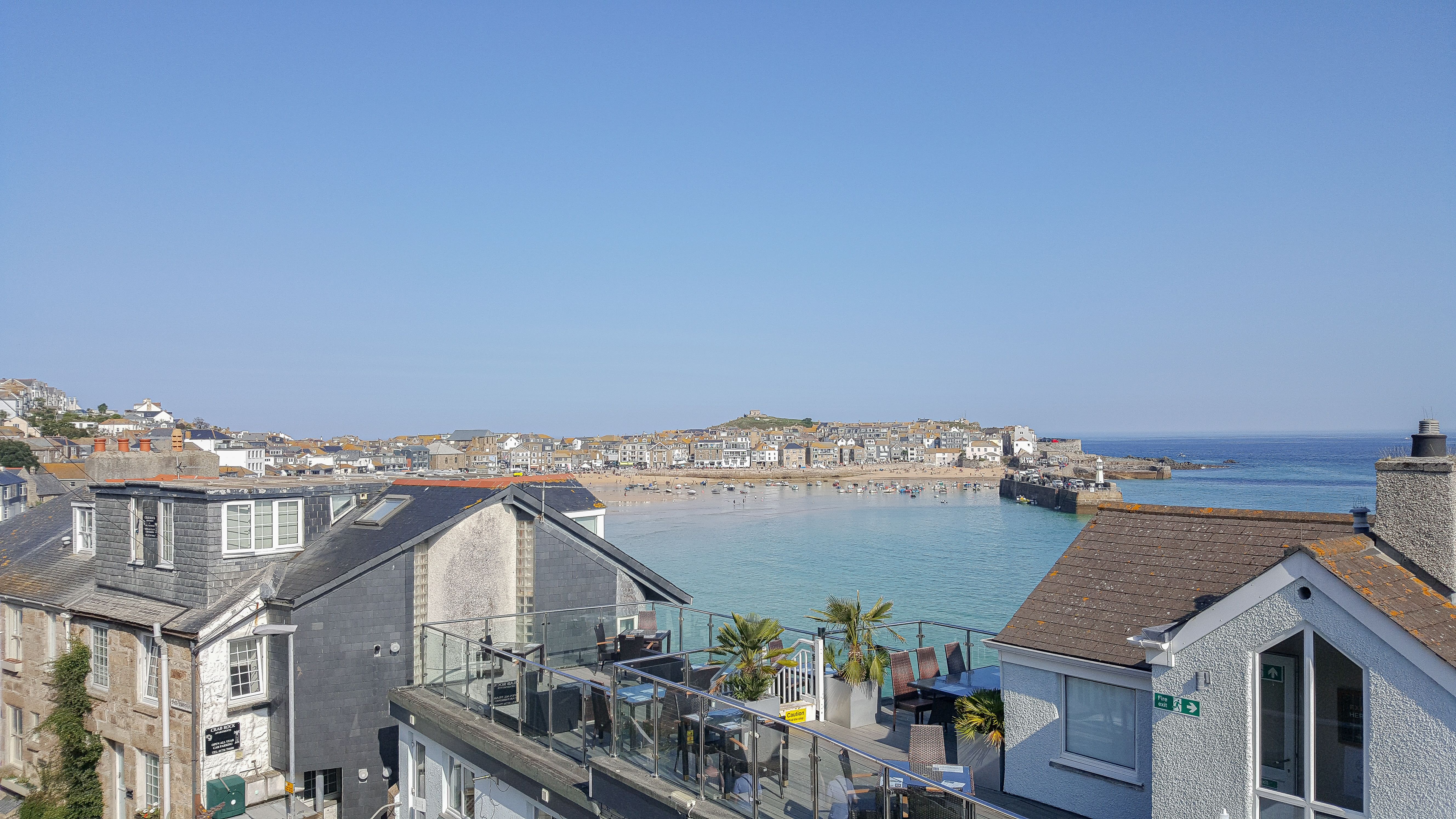 Scenic View of St Ives Beach in England · Free Stock Photo