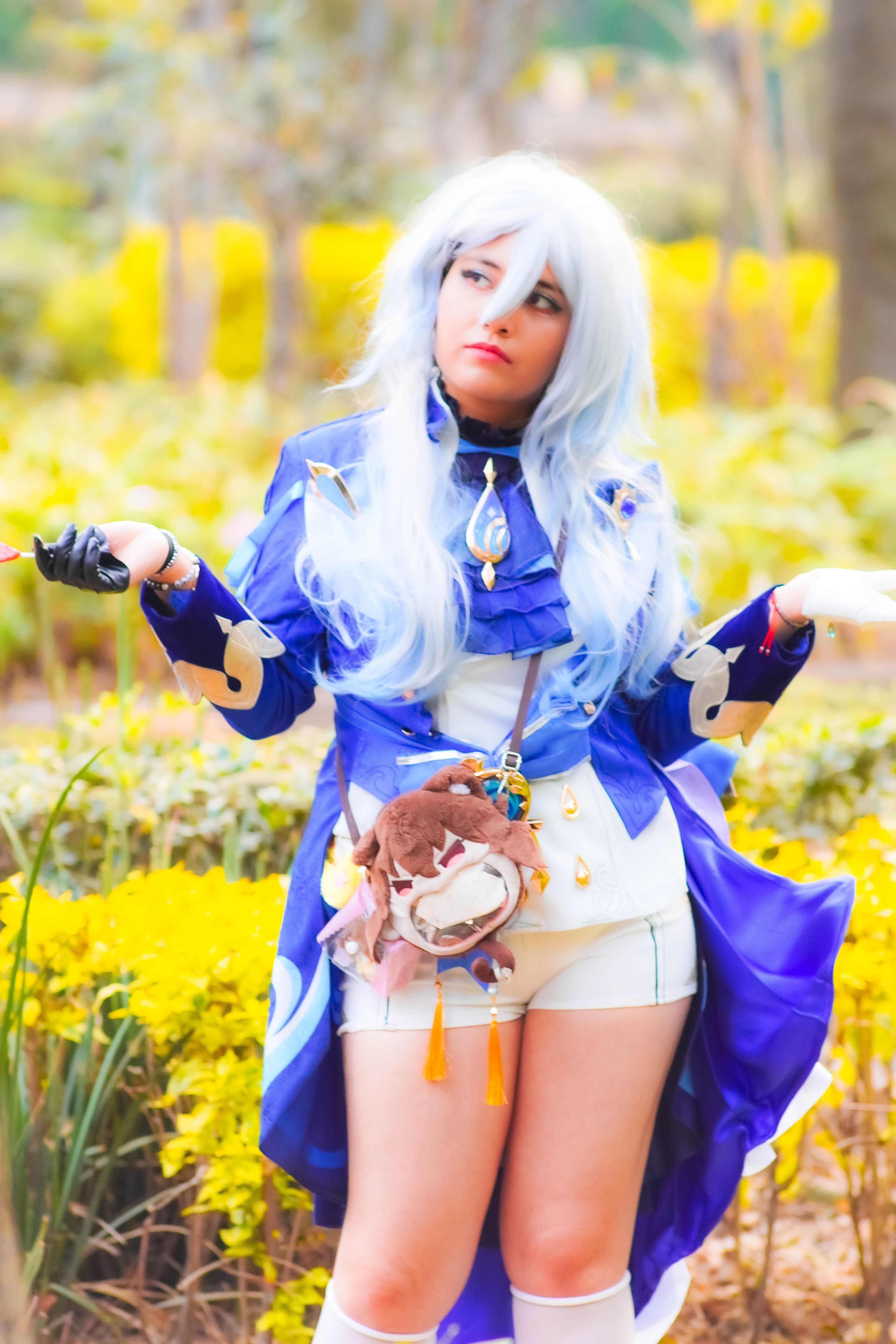 Colorful Fantasy Cosplay in Bright Garden · Free Stock Photo