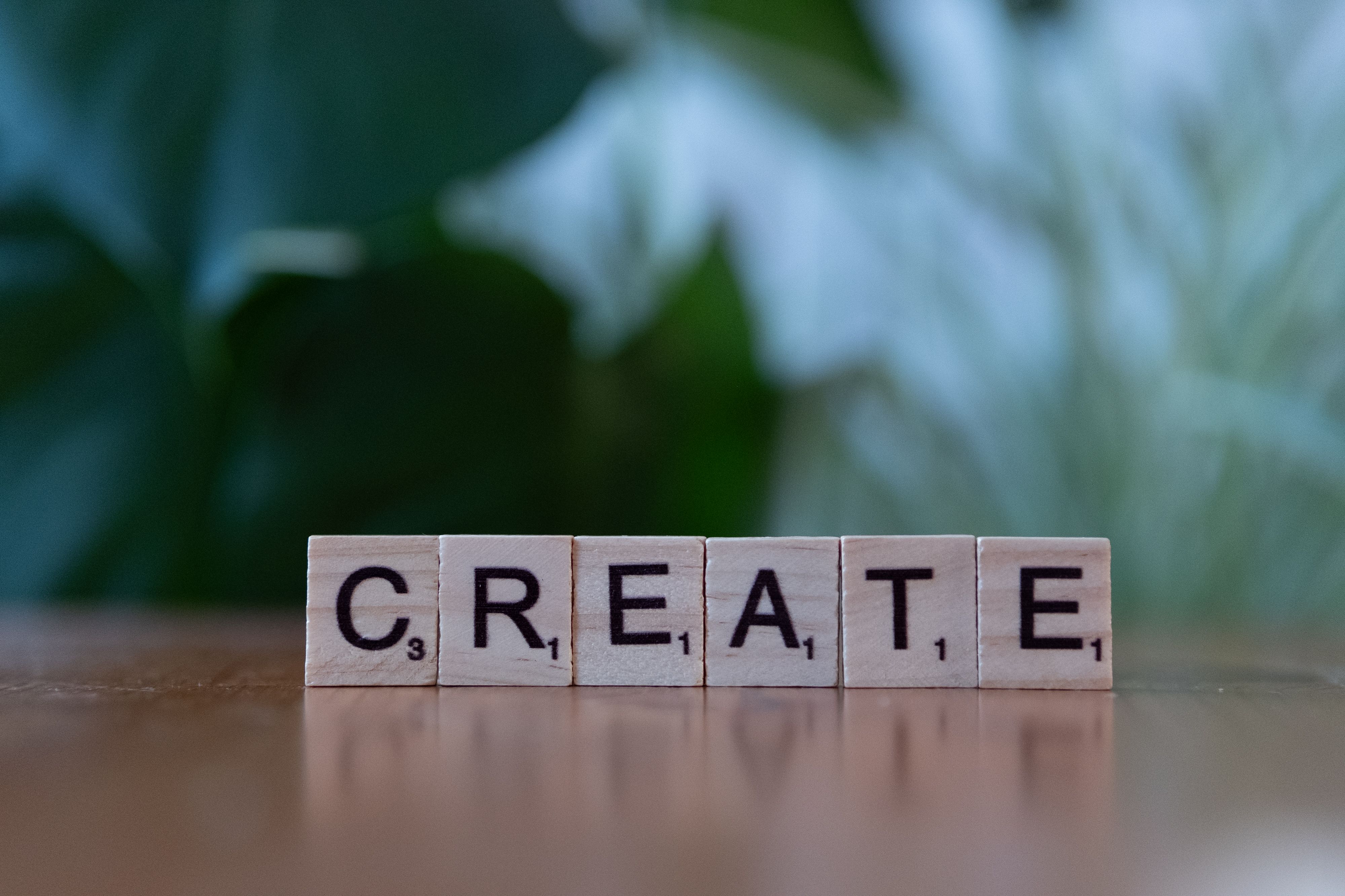 Creative Inspiration with Wooden Letter Blocks · Free Stock Photo