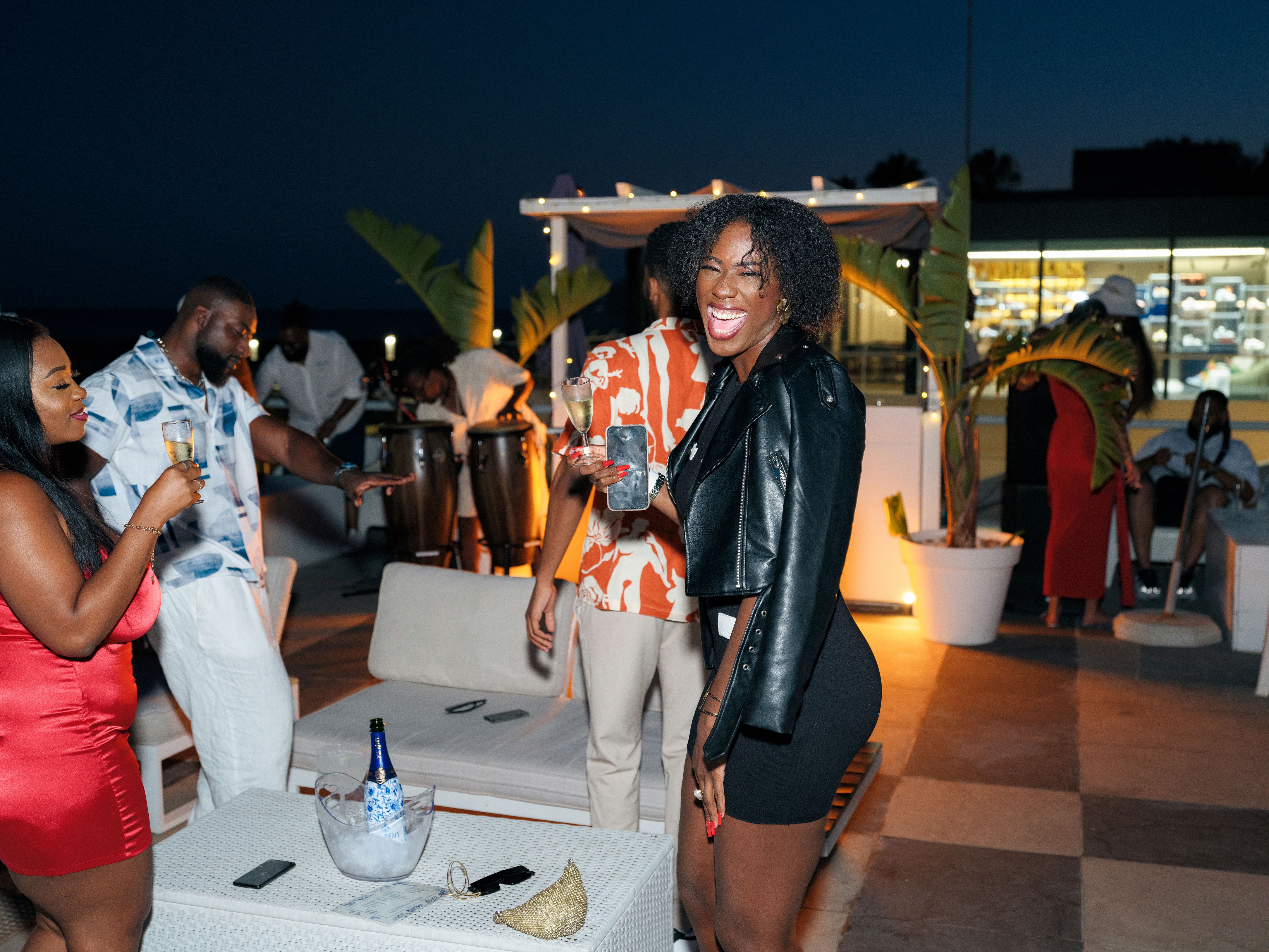 Vibrant Outdoor Night Party in Lisbon · Free Stock Photo