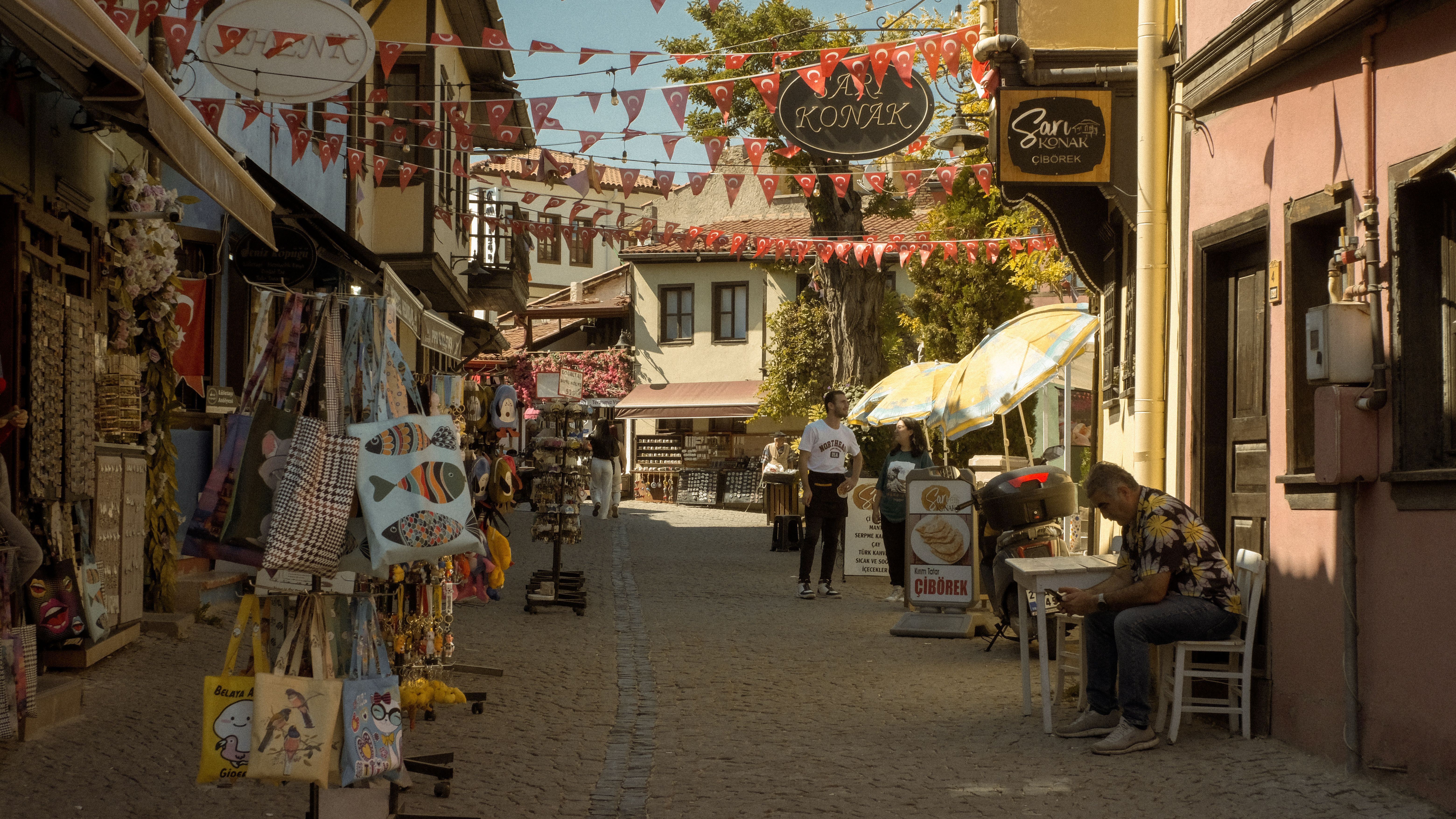 Charming Turkish Market Street During Daytime · Free Stock Photo