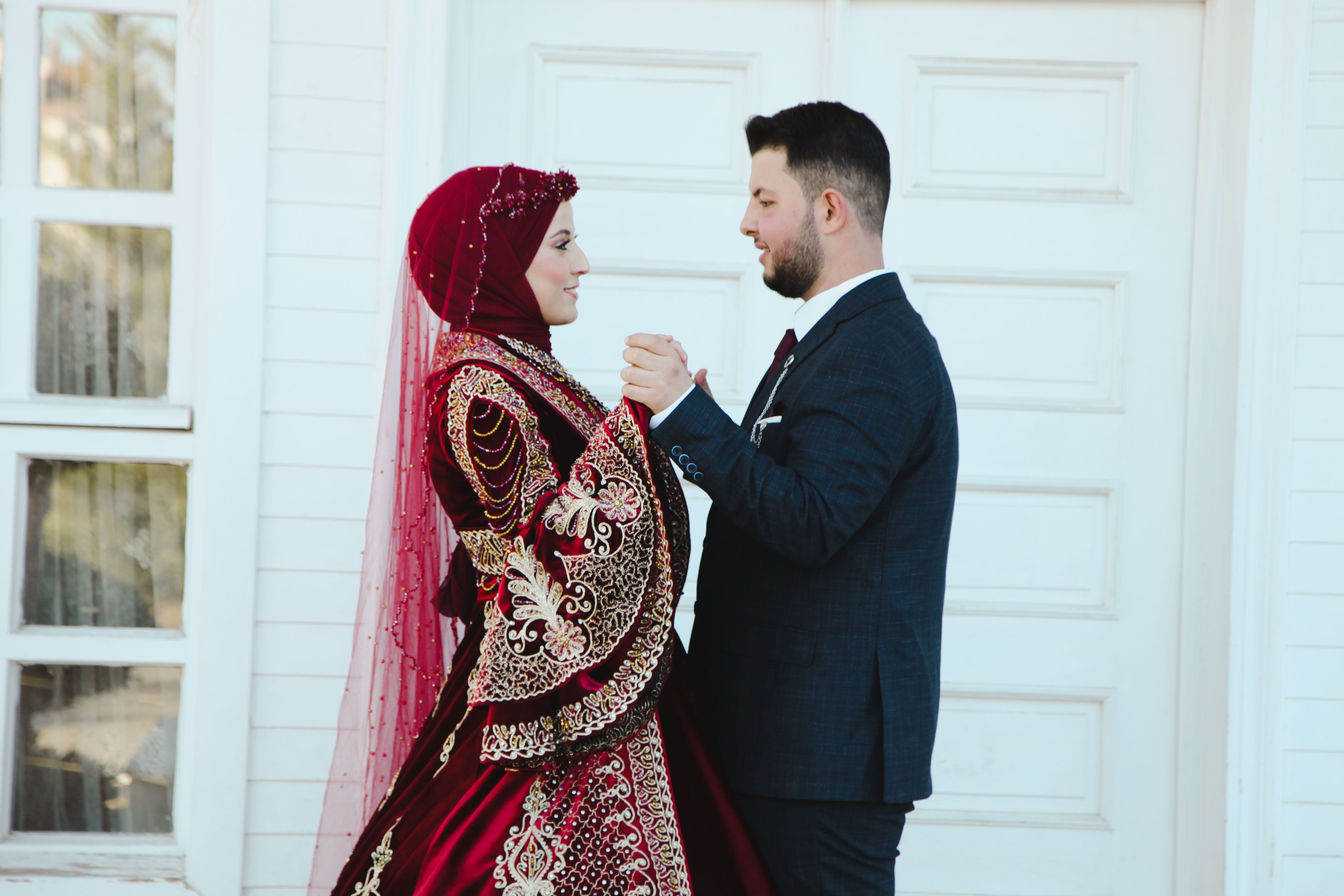 Elegant Turkish Couple in Traditional Attire · Free Stock Photo