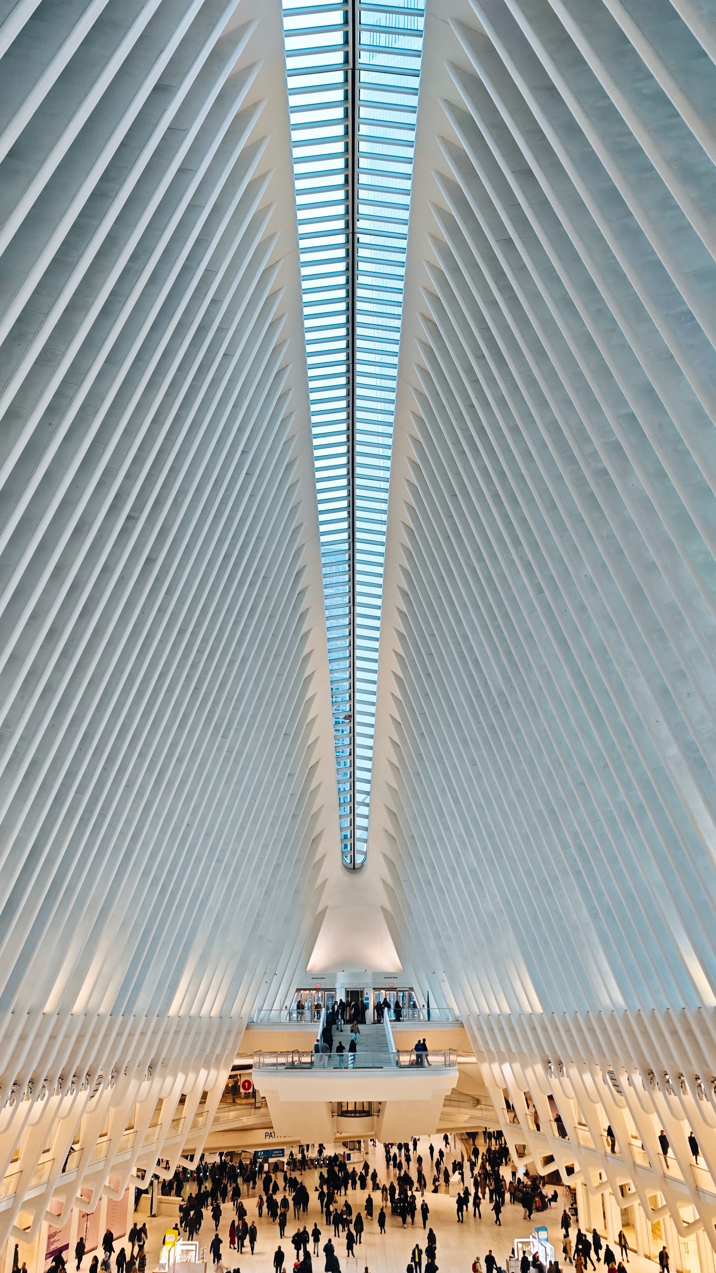 Modern Architectural Interior of Transport Hub · Free Stock Photo