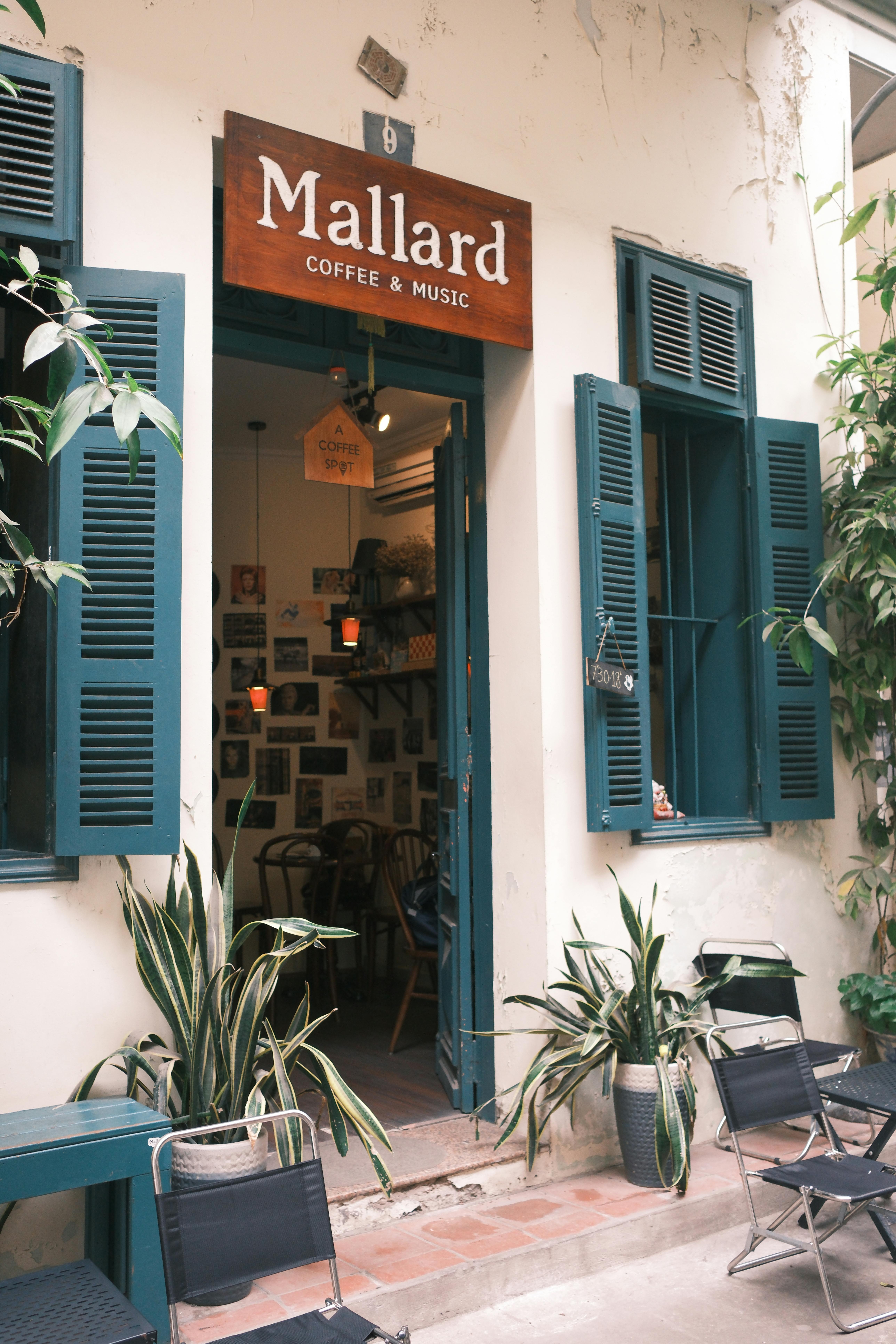 Charming Coffee Shop Entrance in Hanoi, Vietnam · Free Stock Photo