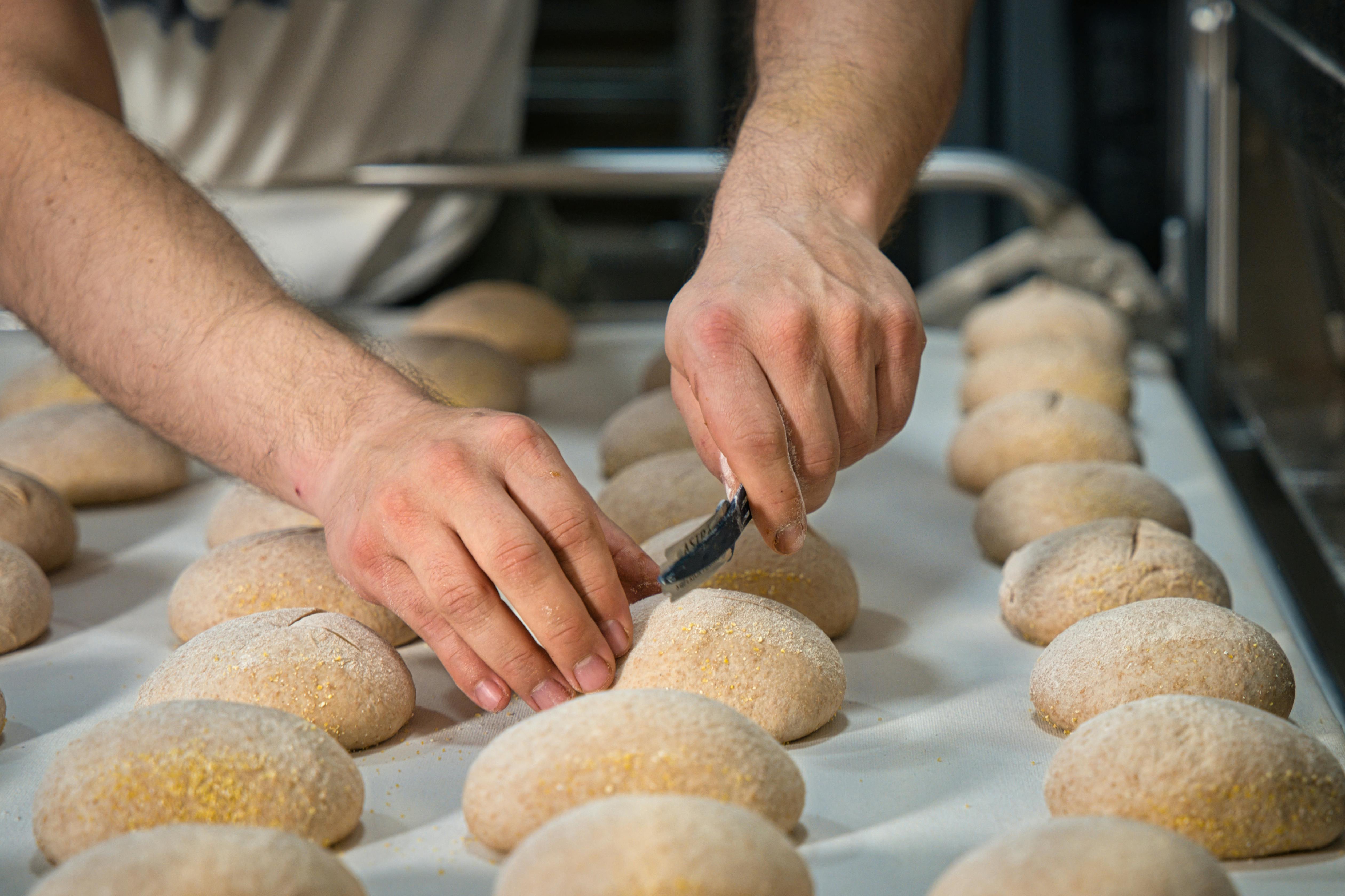 Artisan Bread Making in Berlin Bakery · Free Stock Photo