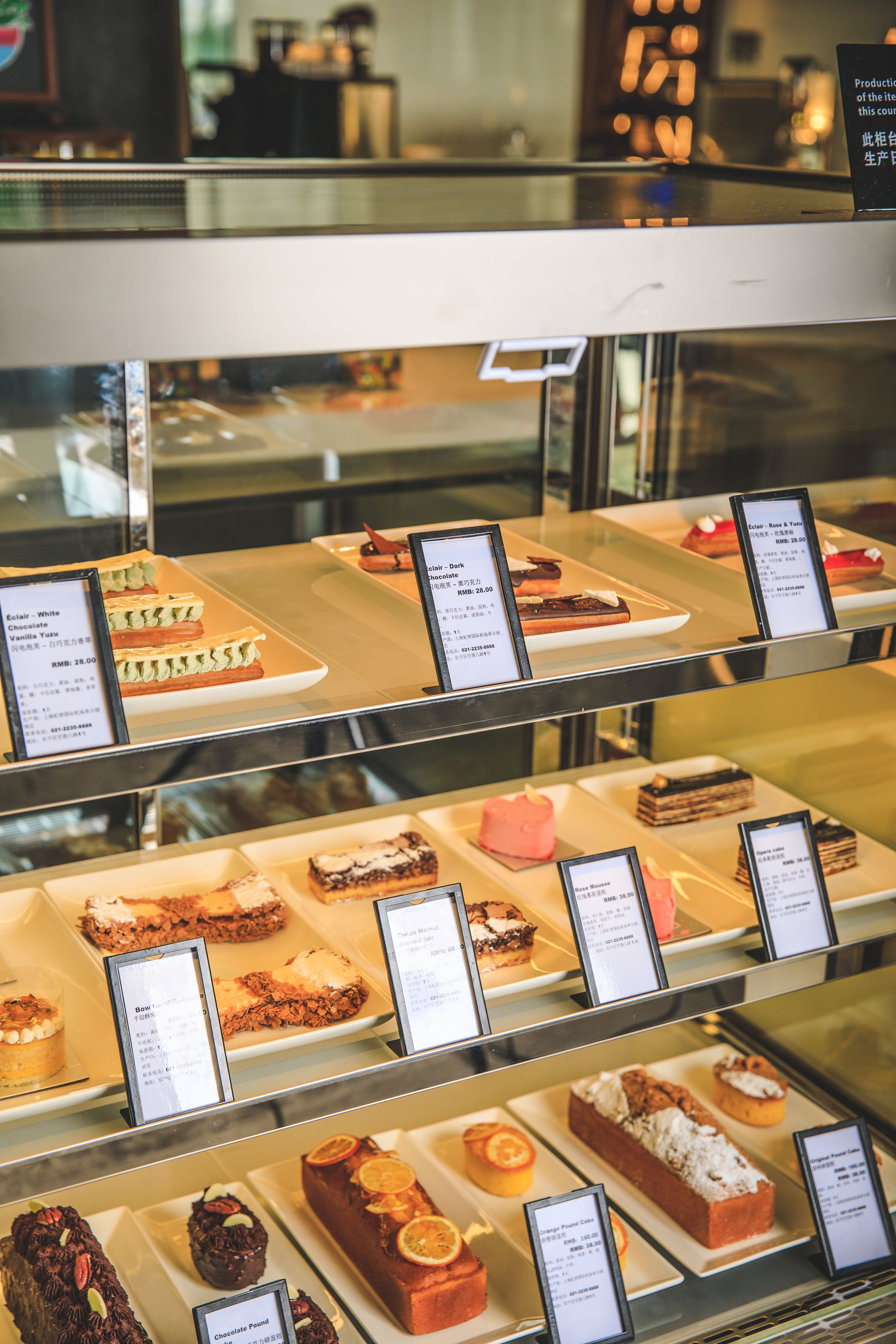 Display of Assorted Gourmet Pastries and Cakes · Free Stock Photo