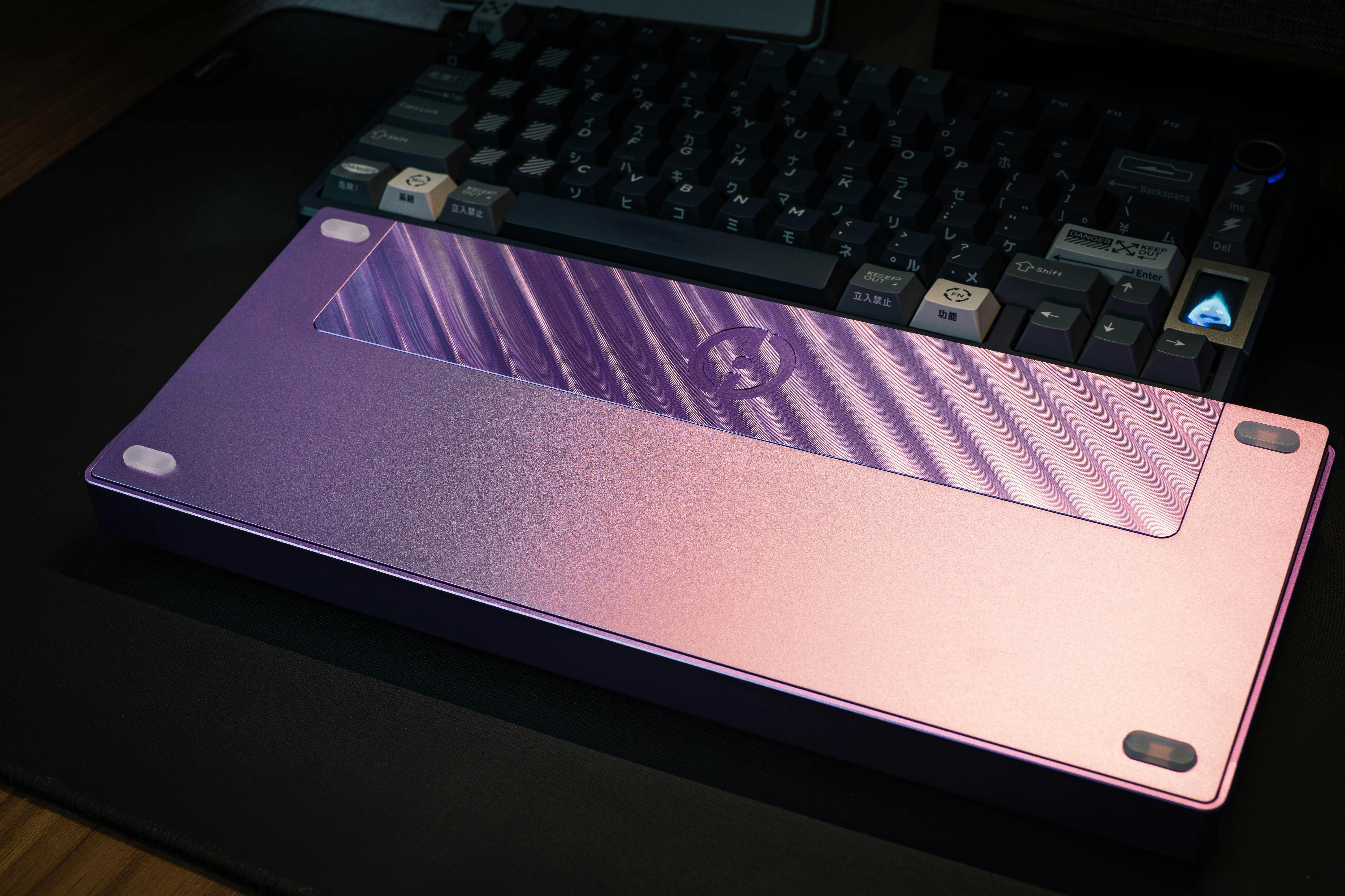 Vibrant Pink Mechanical Keyboard on Desk · Free Stock Photo
