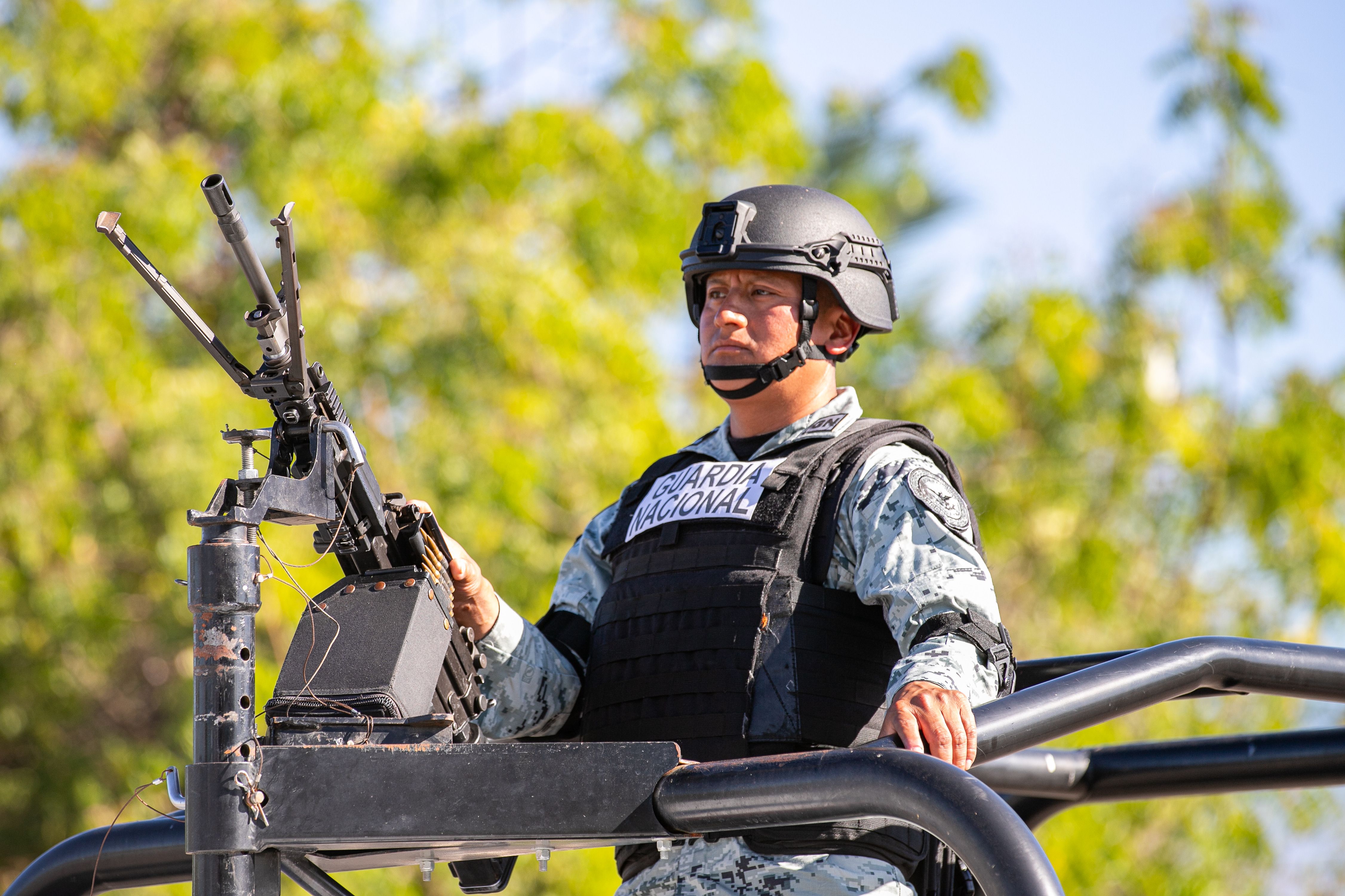 Guardia Nacional Officer in Ciudad de México · Free Stock Photo