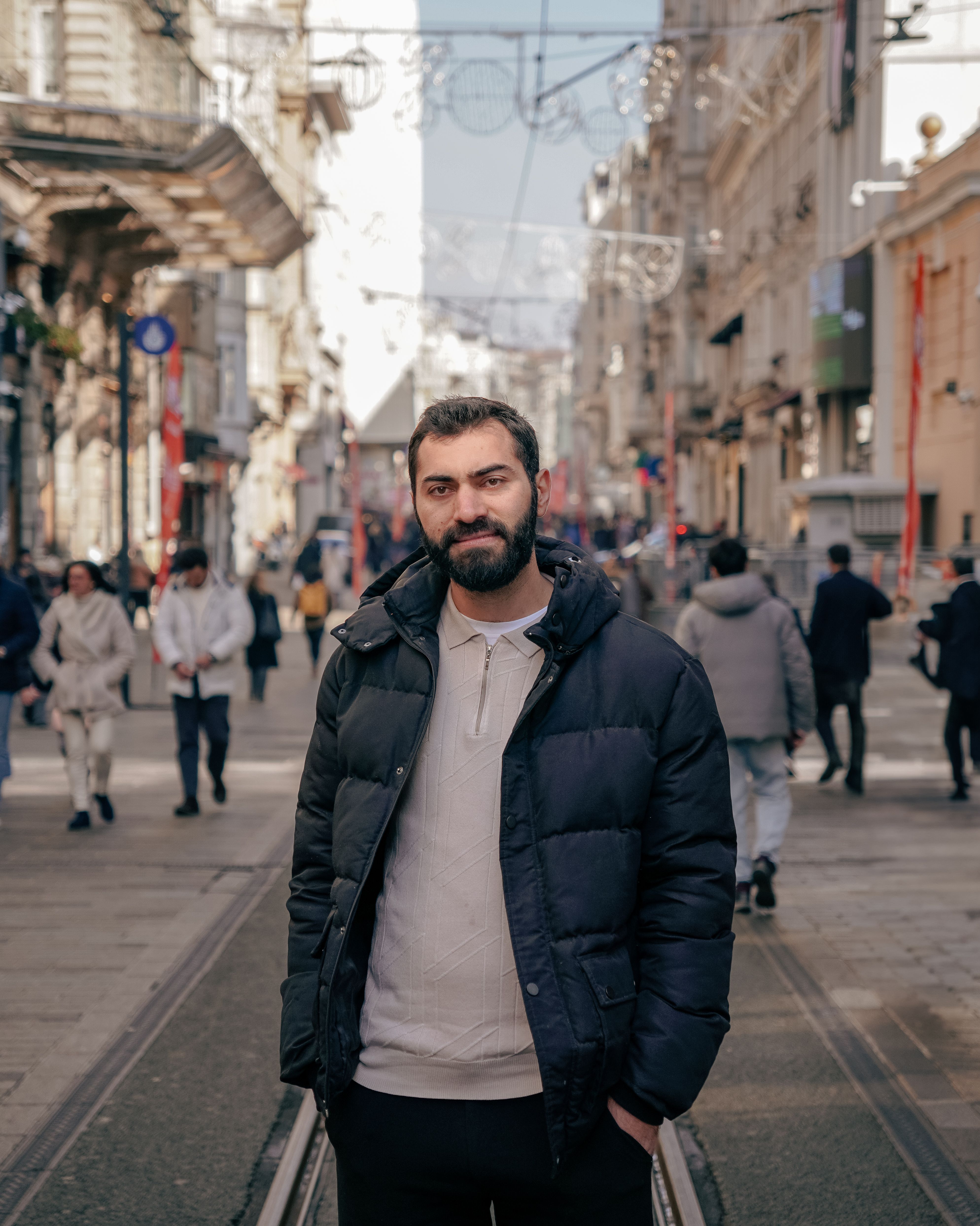 Man on Istiklal Street in Istanbul · Free Stock Photo