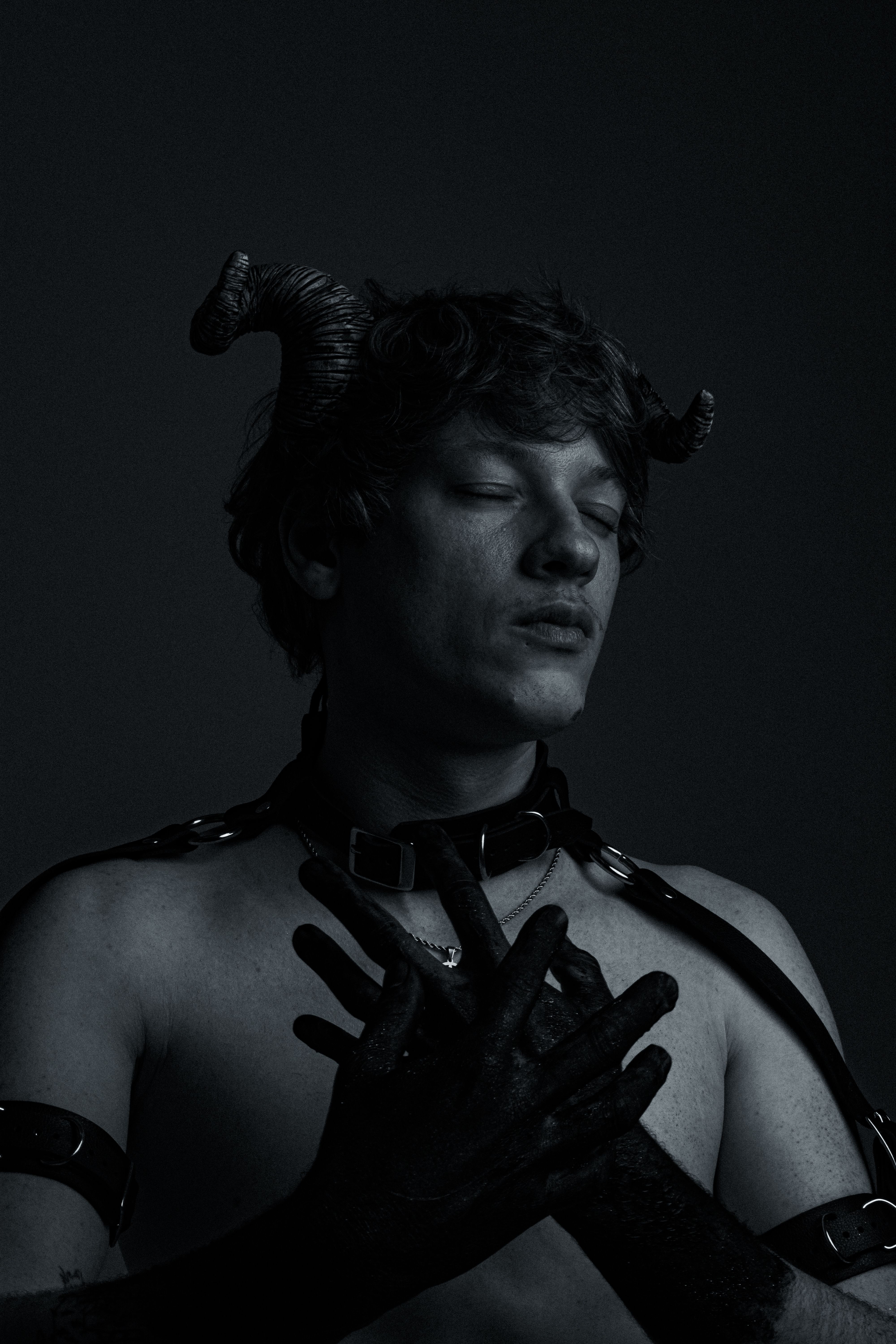 Dark Fantasy Portrait with Costume Props · Free Stock Photo