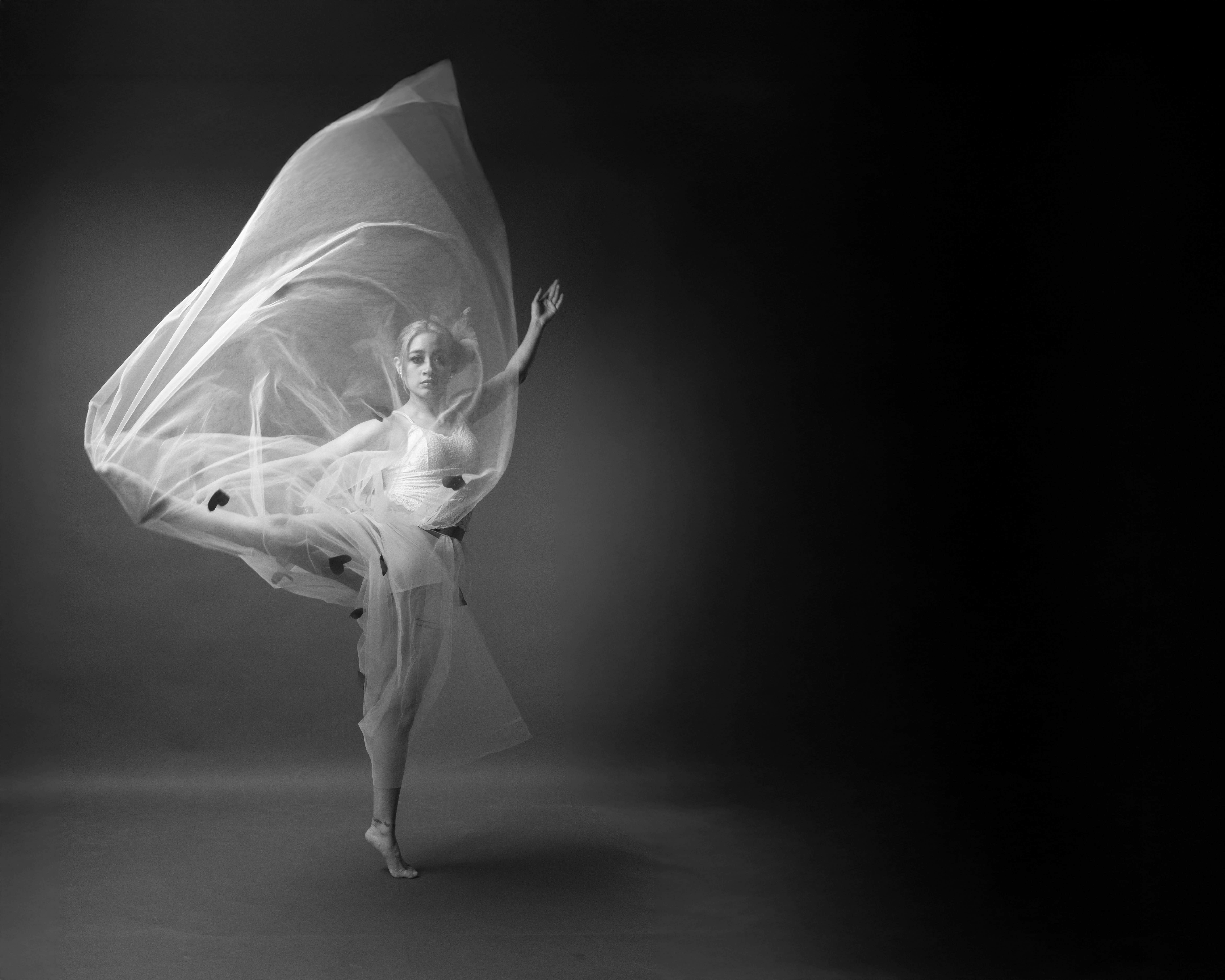 Graceful Ballet Dancer Captured in Motion · Free Stock Photo