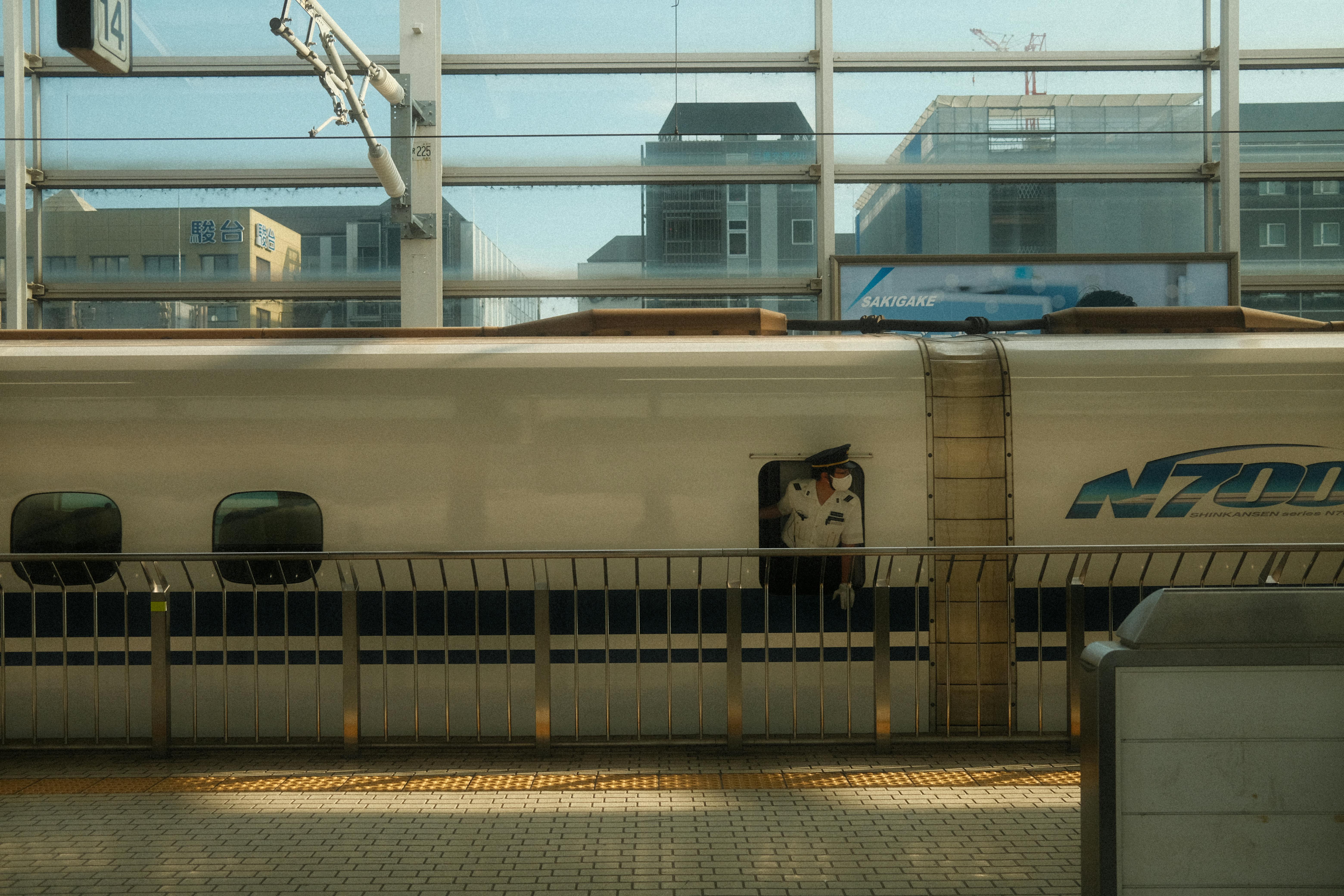 High-Speed N700 Bullet Train at Tokyo Station · Free Stock Photo