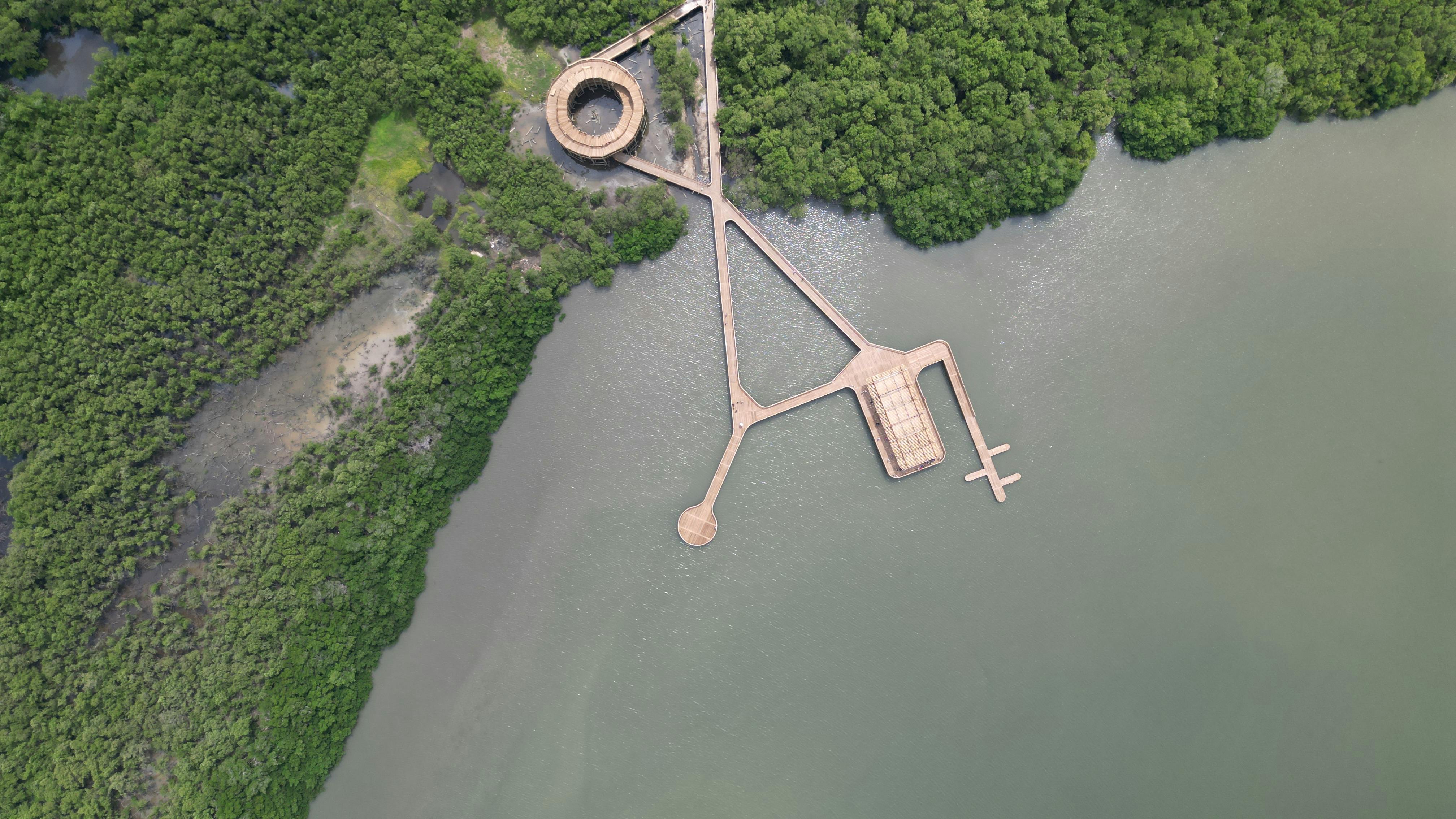 Vista Aérea Del Ecoparque De Barranquilla, Colombia · Foto de stock ...