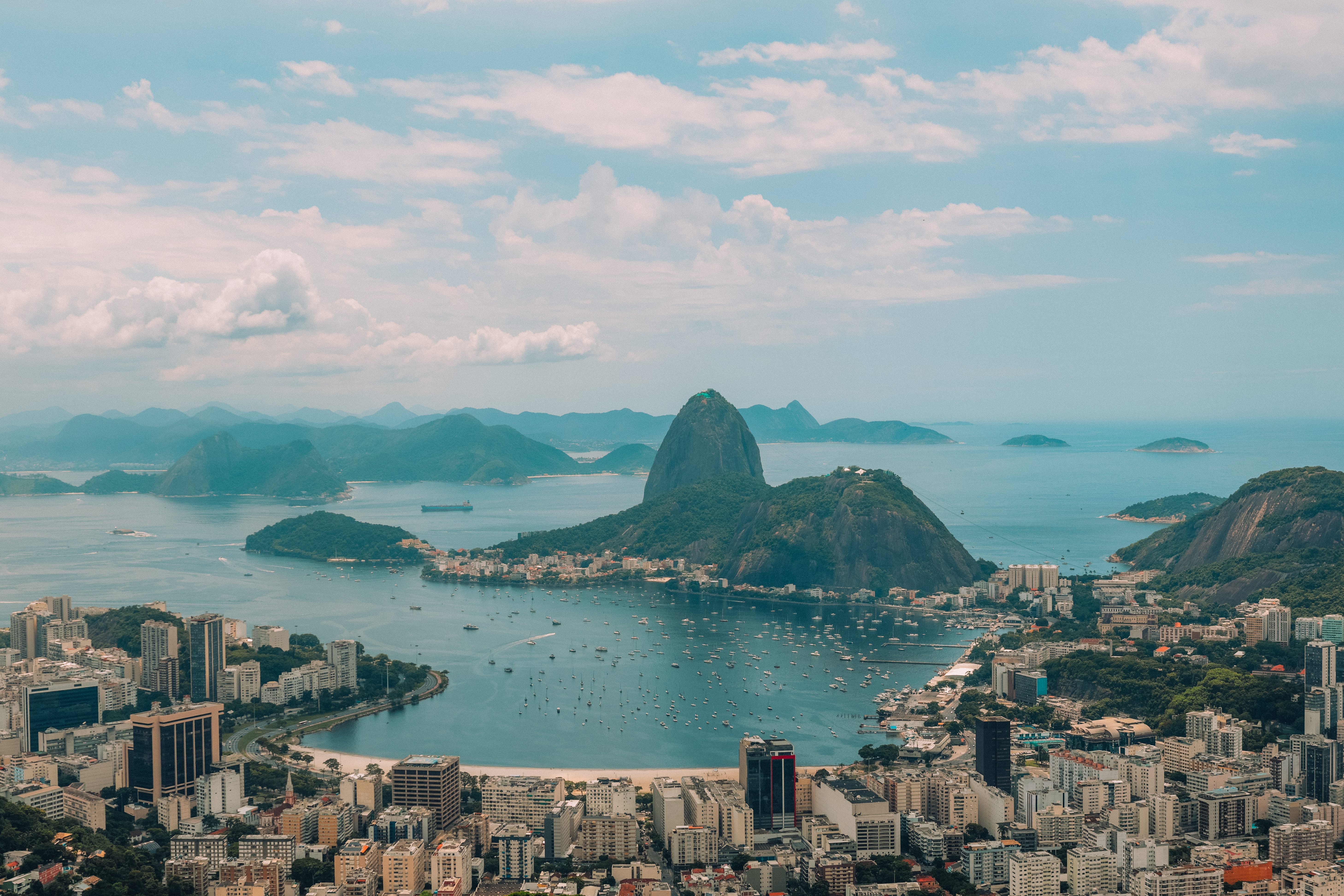 Aerial View of Sugarloaf Mountain and Rio de Janeiro · Free Stock Photo