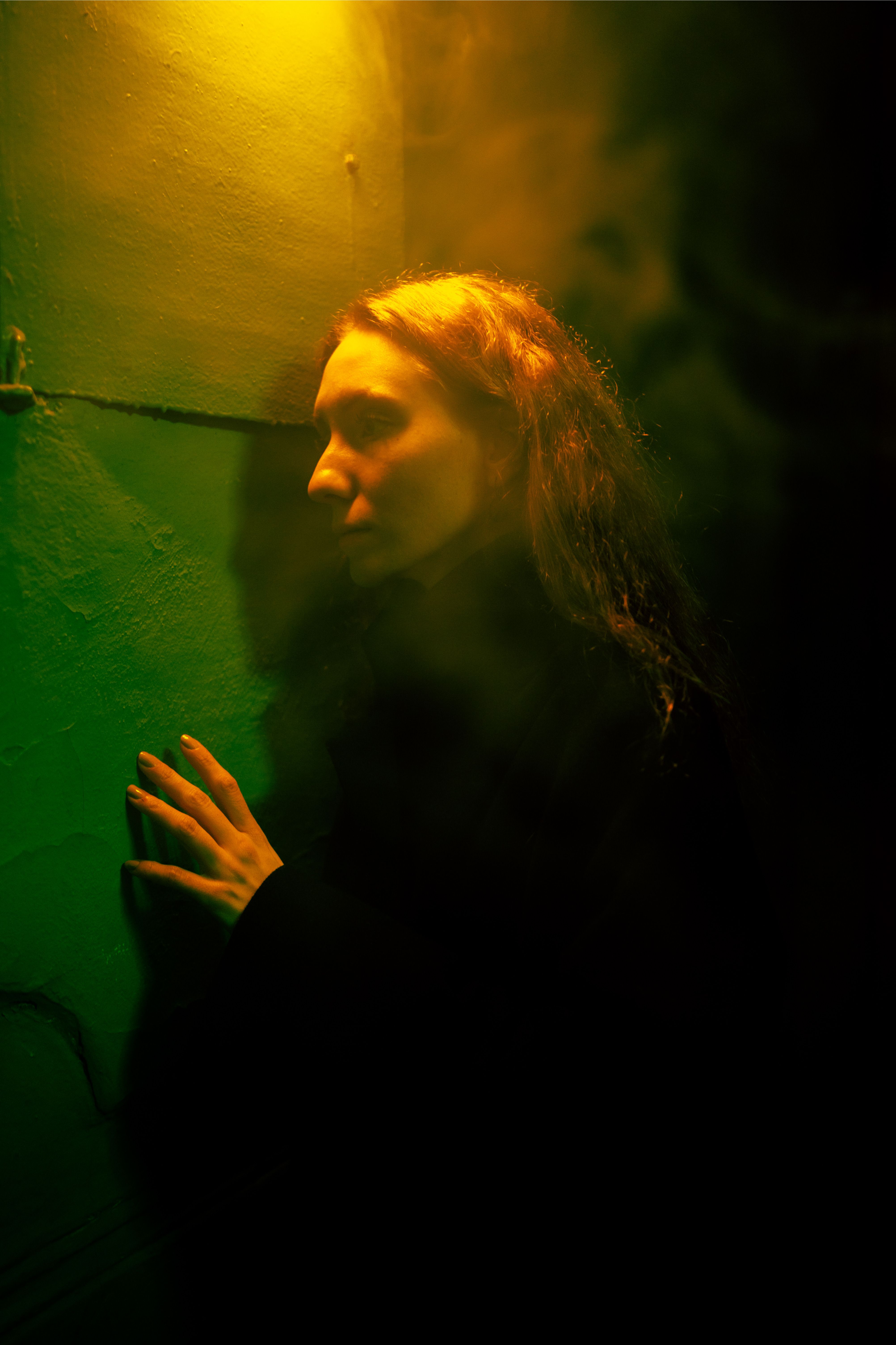 Moody Portrait with Dramatic Lighting Effects · Free Stock Photo
