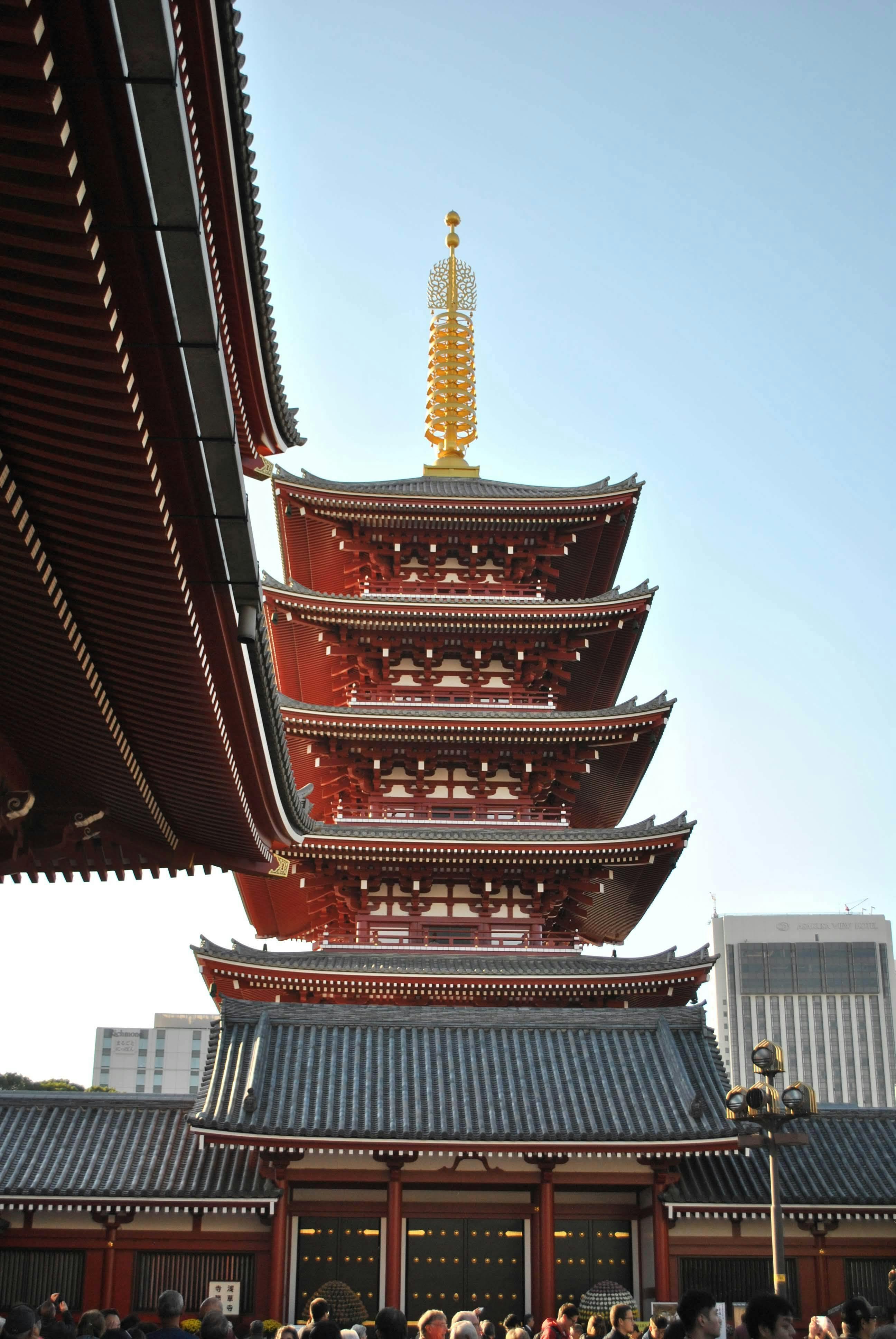 Asakusa Senso-ji Temple Pagoda in Tokyo · Free Stock Photo