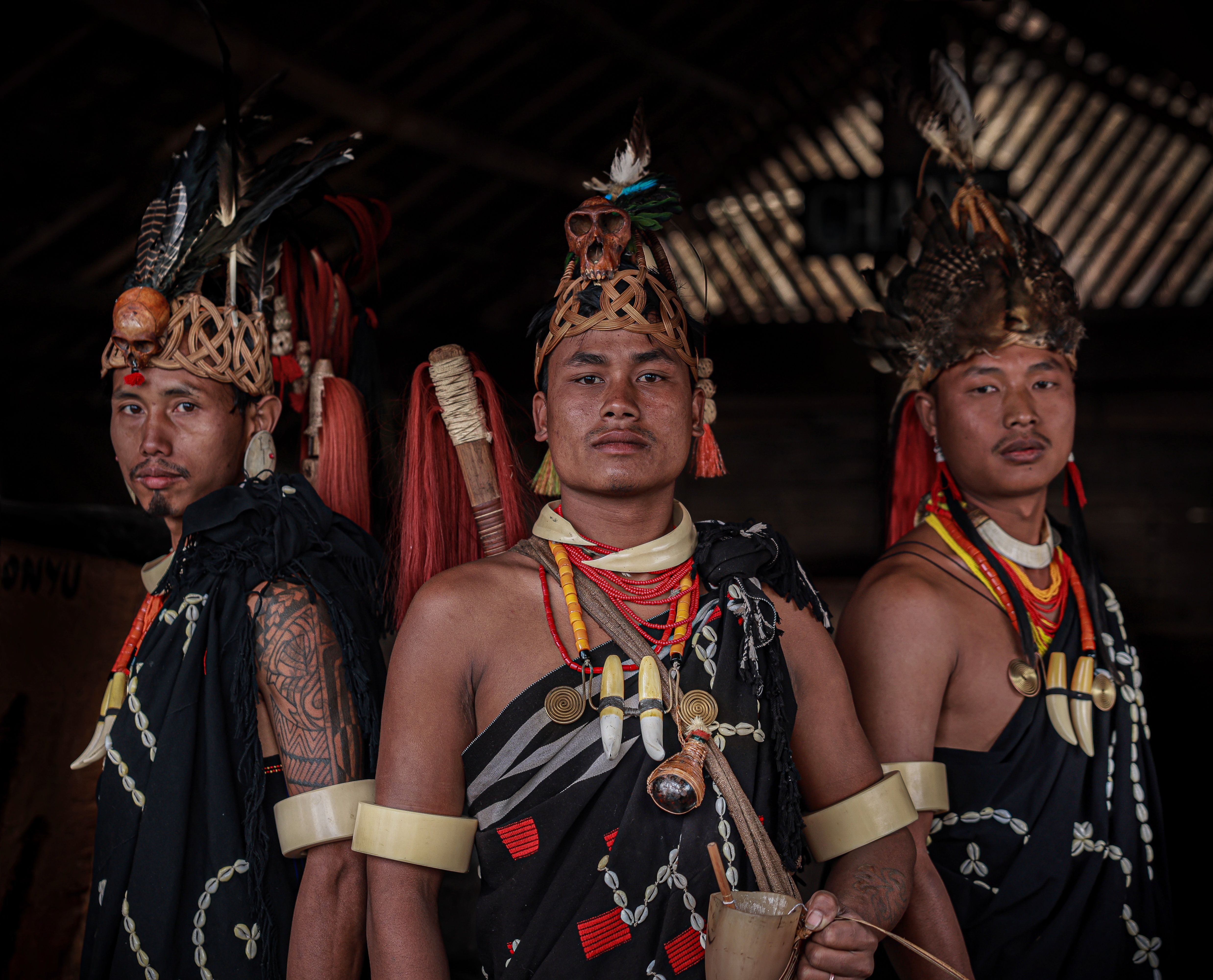 Traje Tribal Tradicional De Nagaland, índia · Foto profissional gratuita