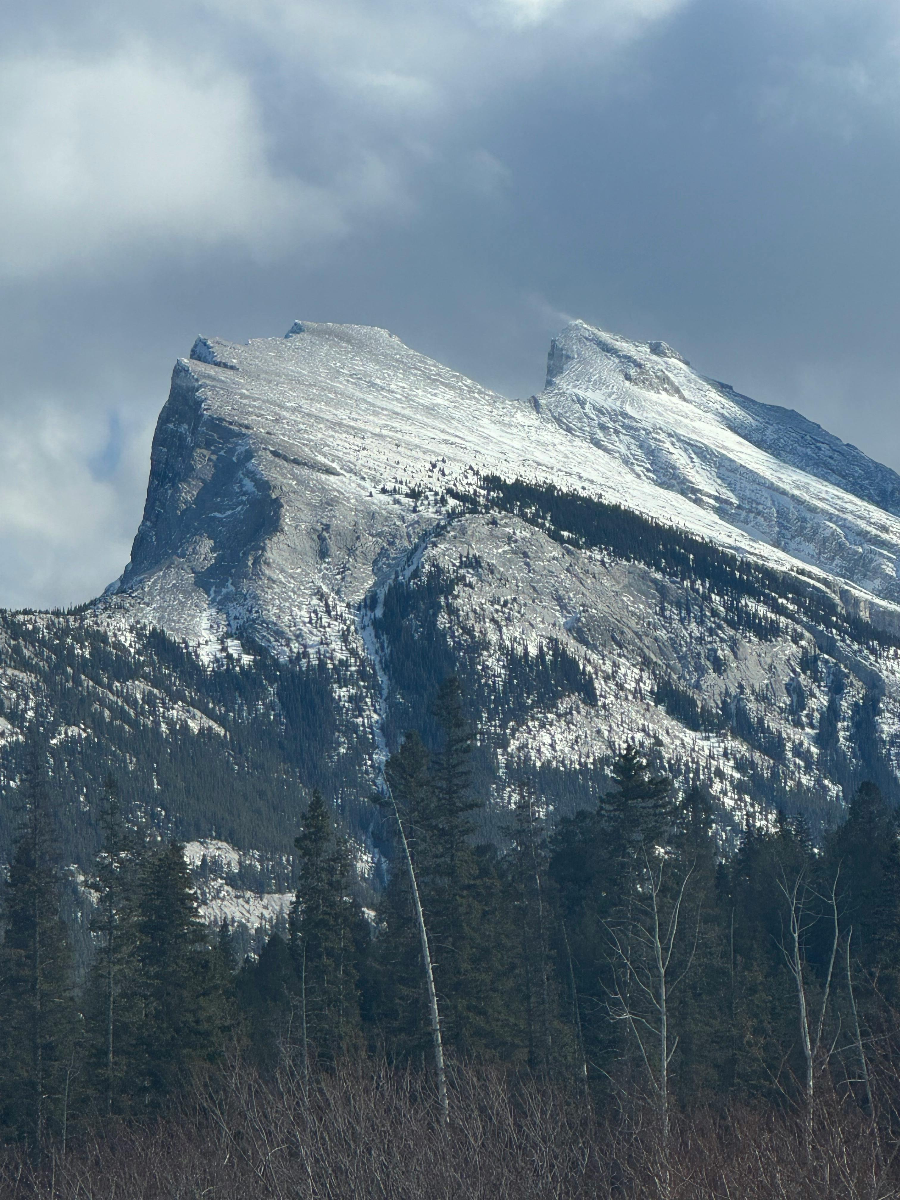Majestic Mount Rundle in Canadian Rockies · Free Stock Photo