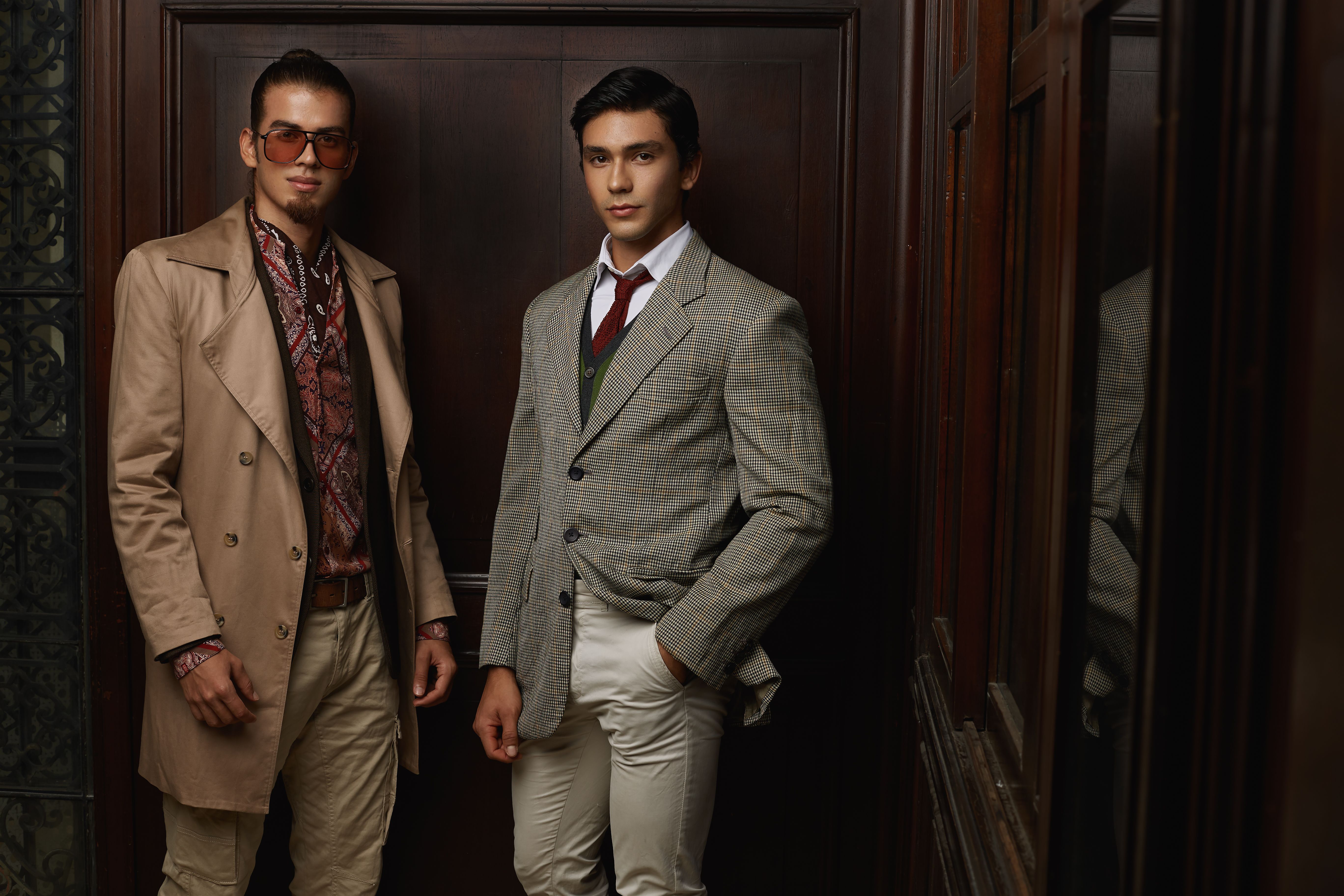 Stylish Men in Elegant Attire Indoor Portrait · Free Stock Photo