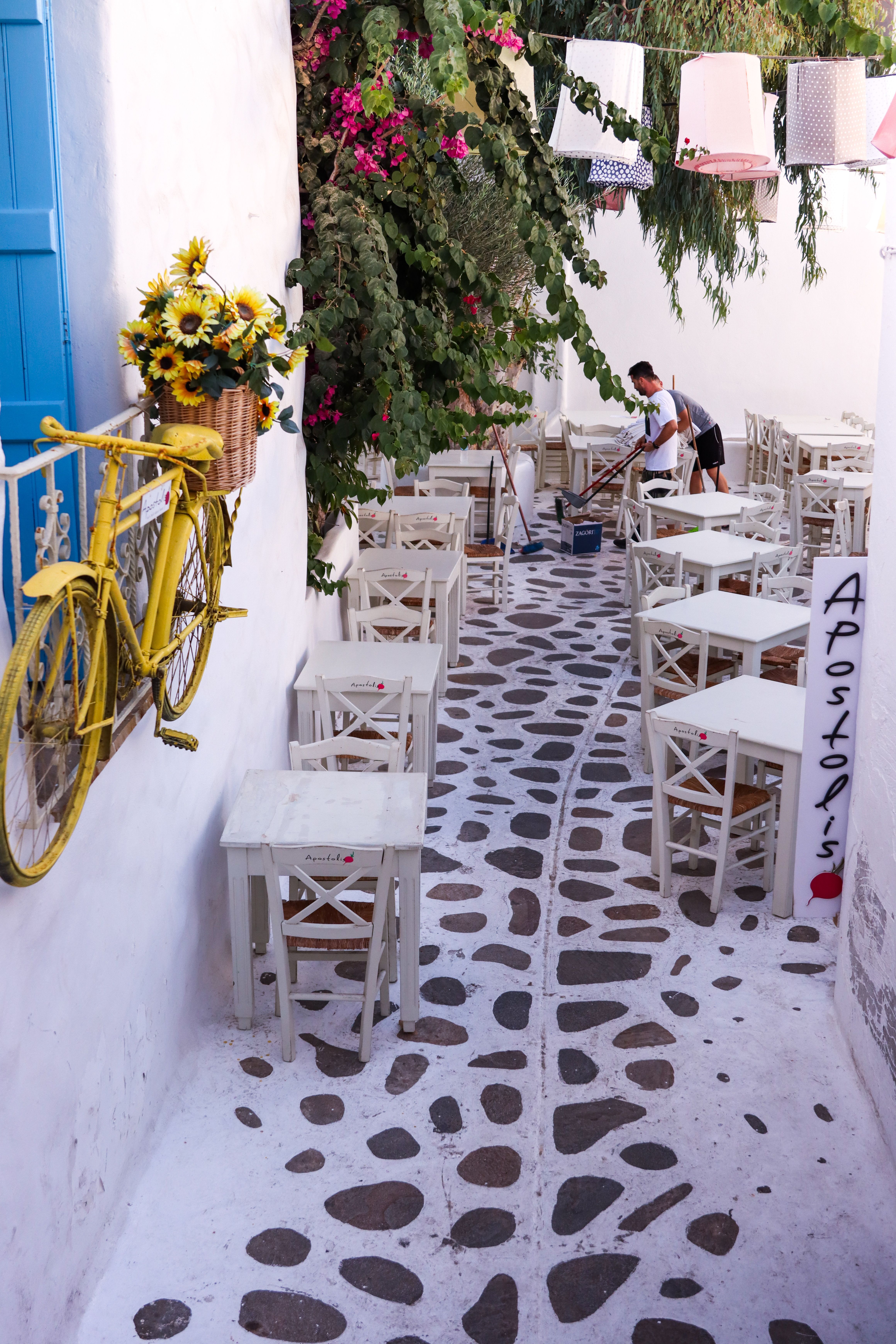 Charming Street Cafe in Naxos, Greece · Free Stock Photo