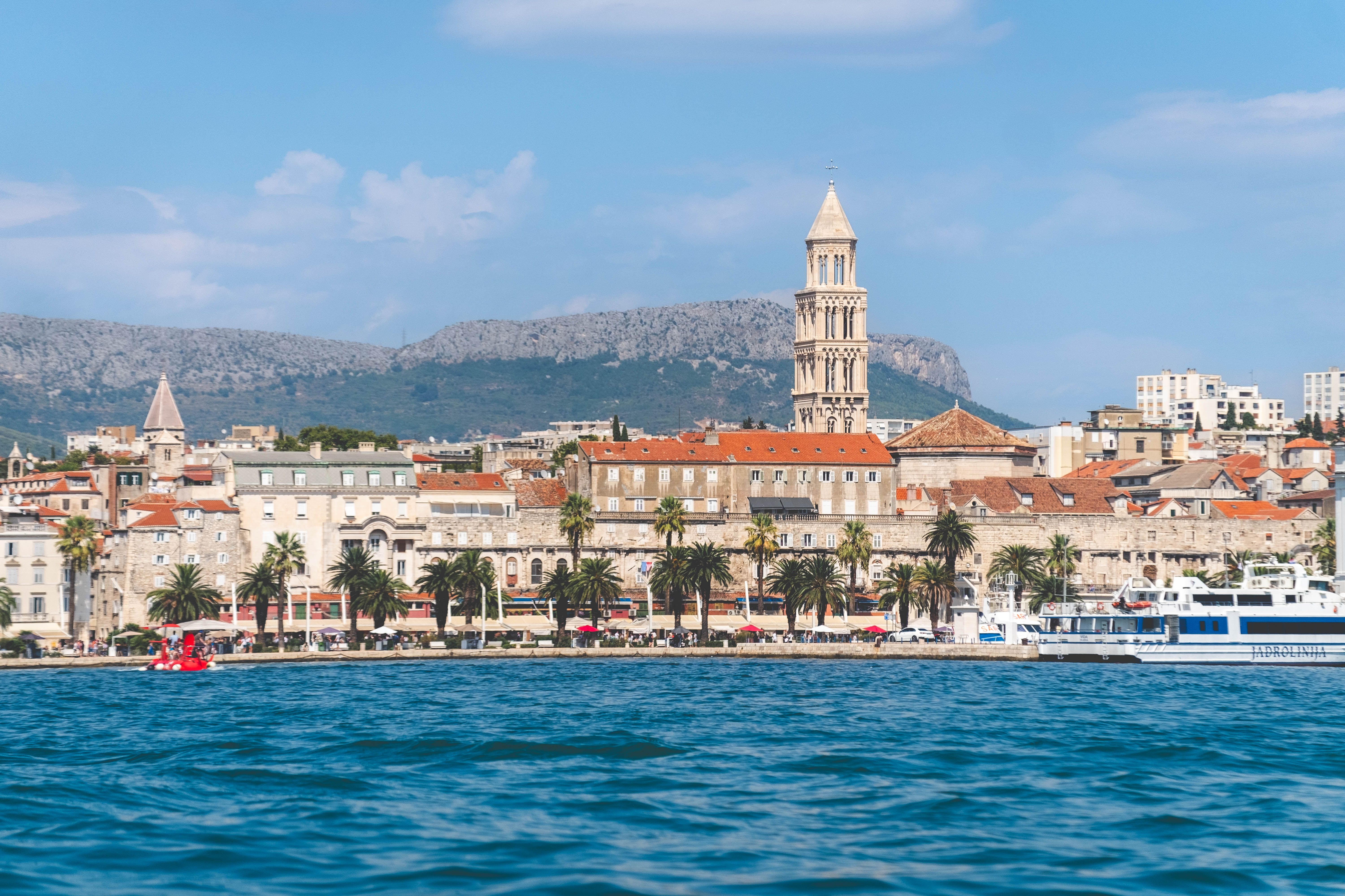 Scenic View of Split with Historic Bell Tower · Free Stock Photo