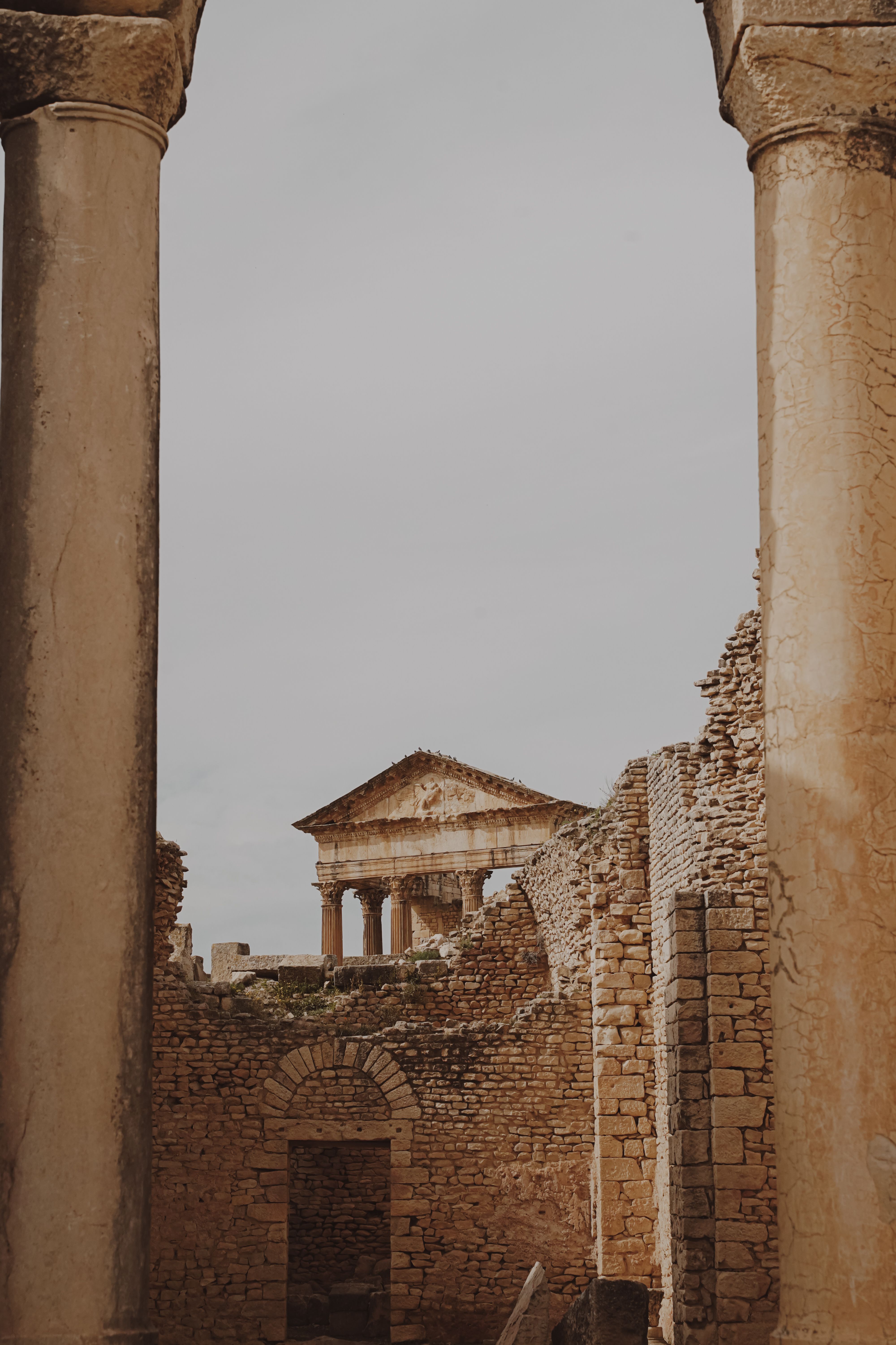 Ancient Ruins of Dougga in Tunisia · Free Stock Photo