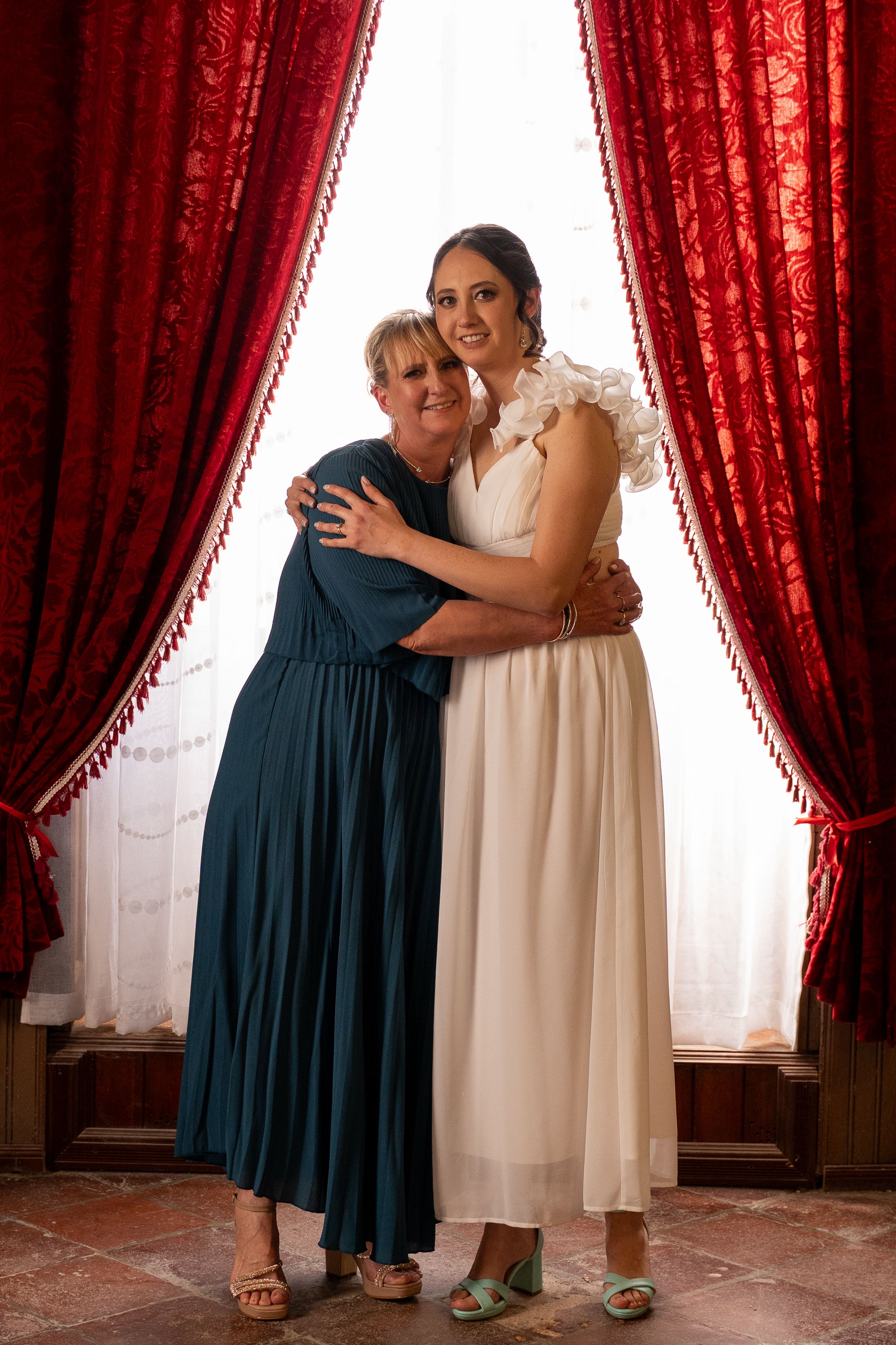Elegant Mother and Daughter Celebration Portrait · Free Stock Photo