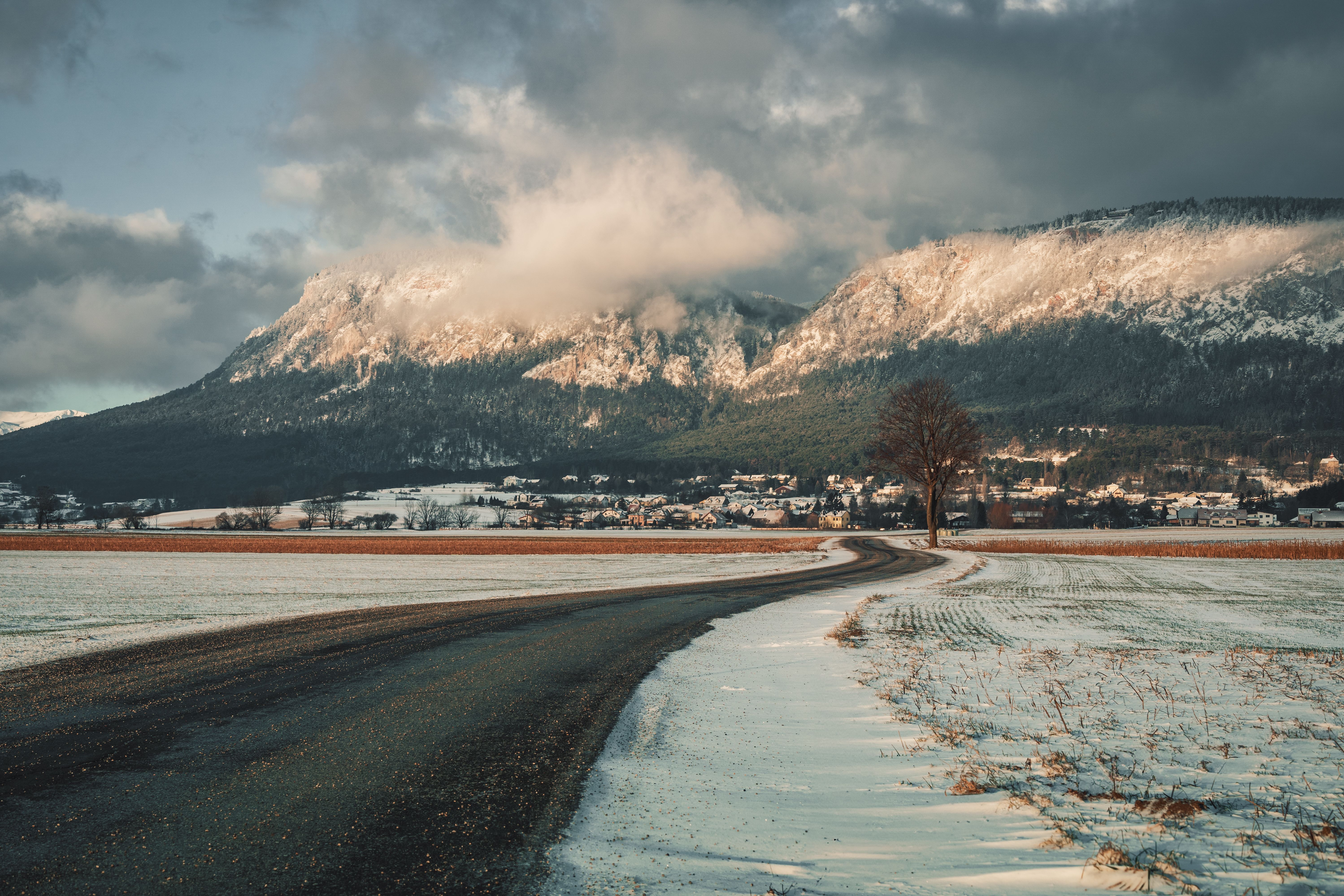 Scenic Winter Landscape in Austrian Alps · Free Stock Photo