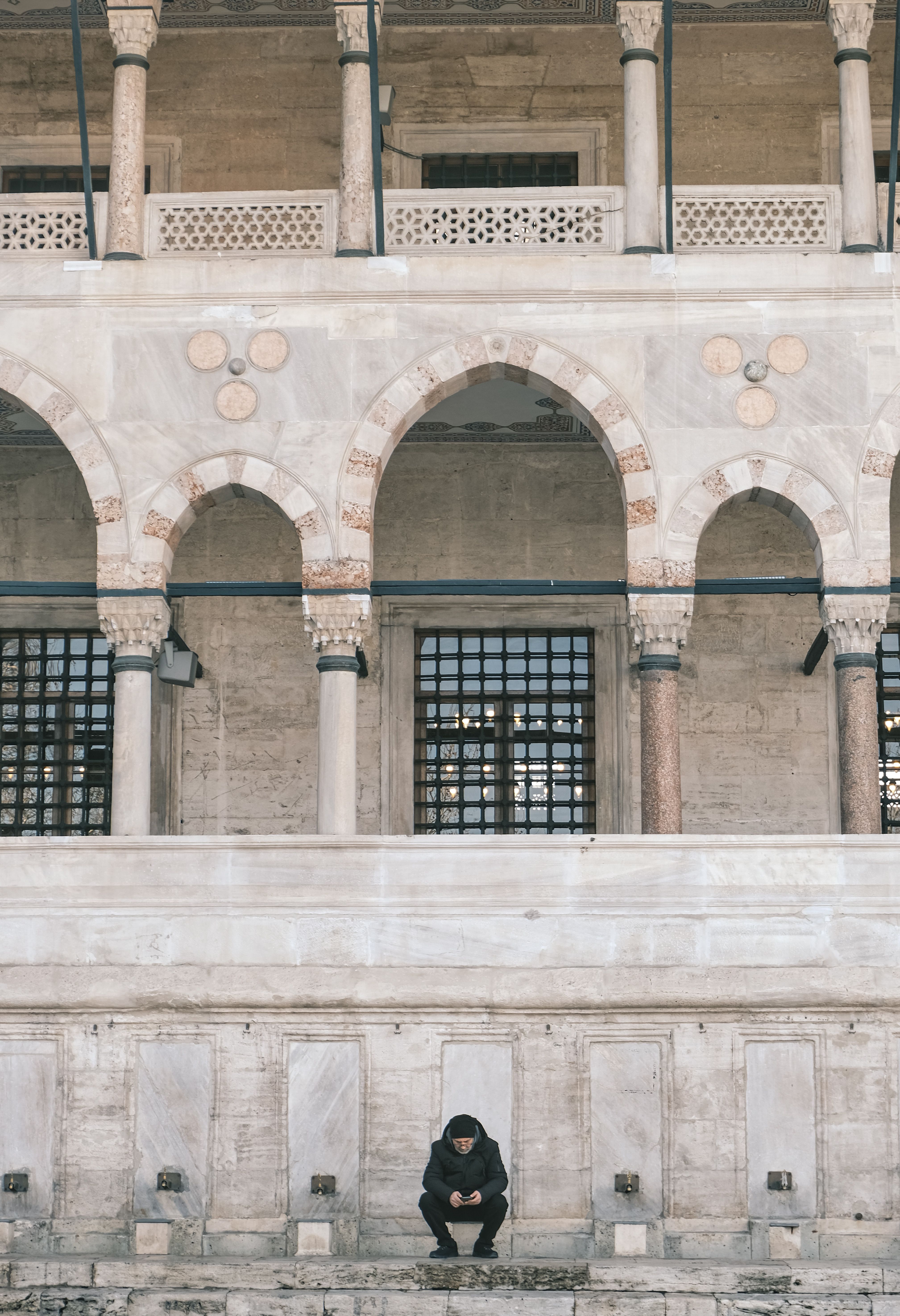 Historic Ottoman Architecture with Lone Figure · Free Stock Photo