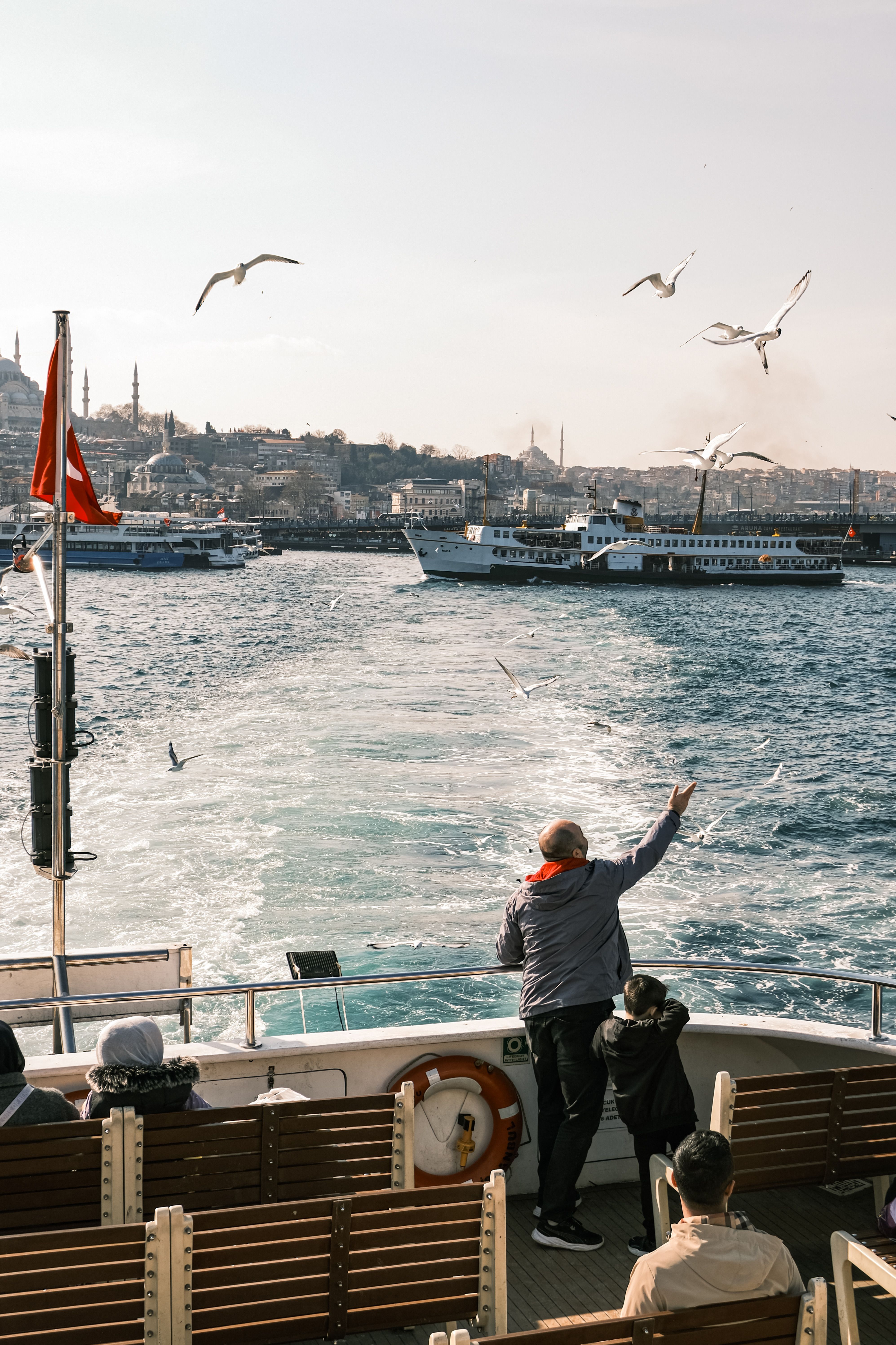 Scenic Boat Ride Along Istanbul's Waterfront · Free Stock Photo