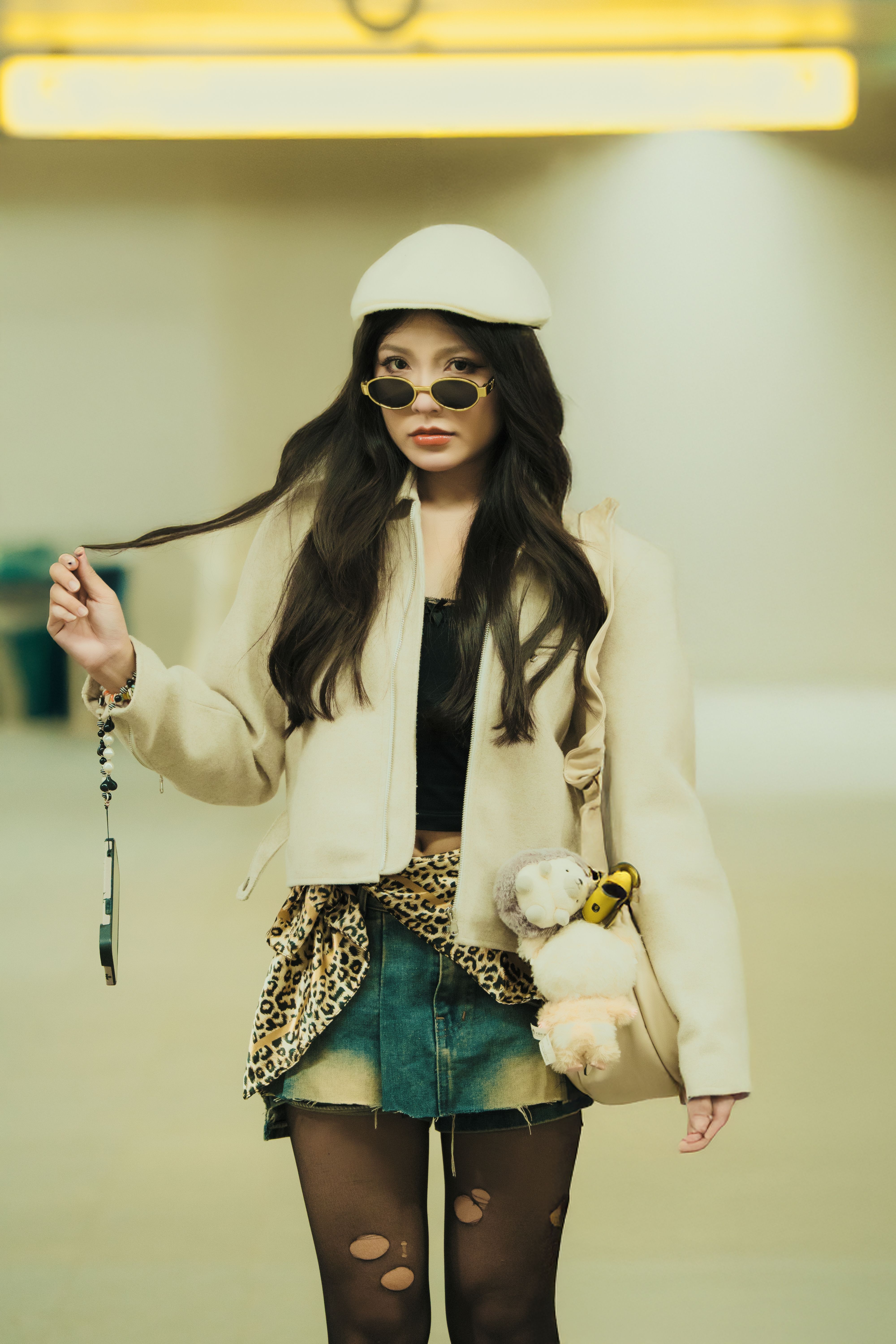 Stylish Young Adult in Trendy Urban Fashion · Free Stock Photo
