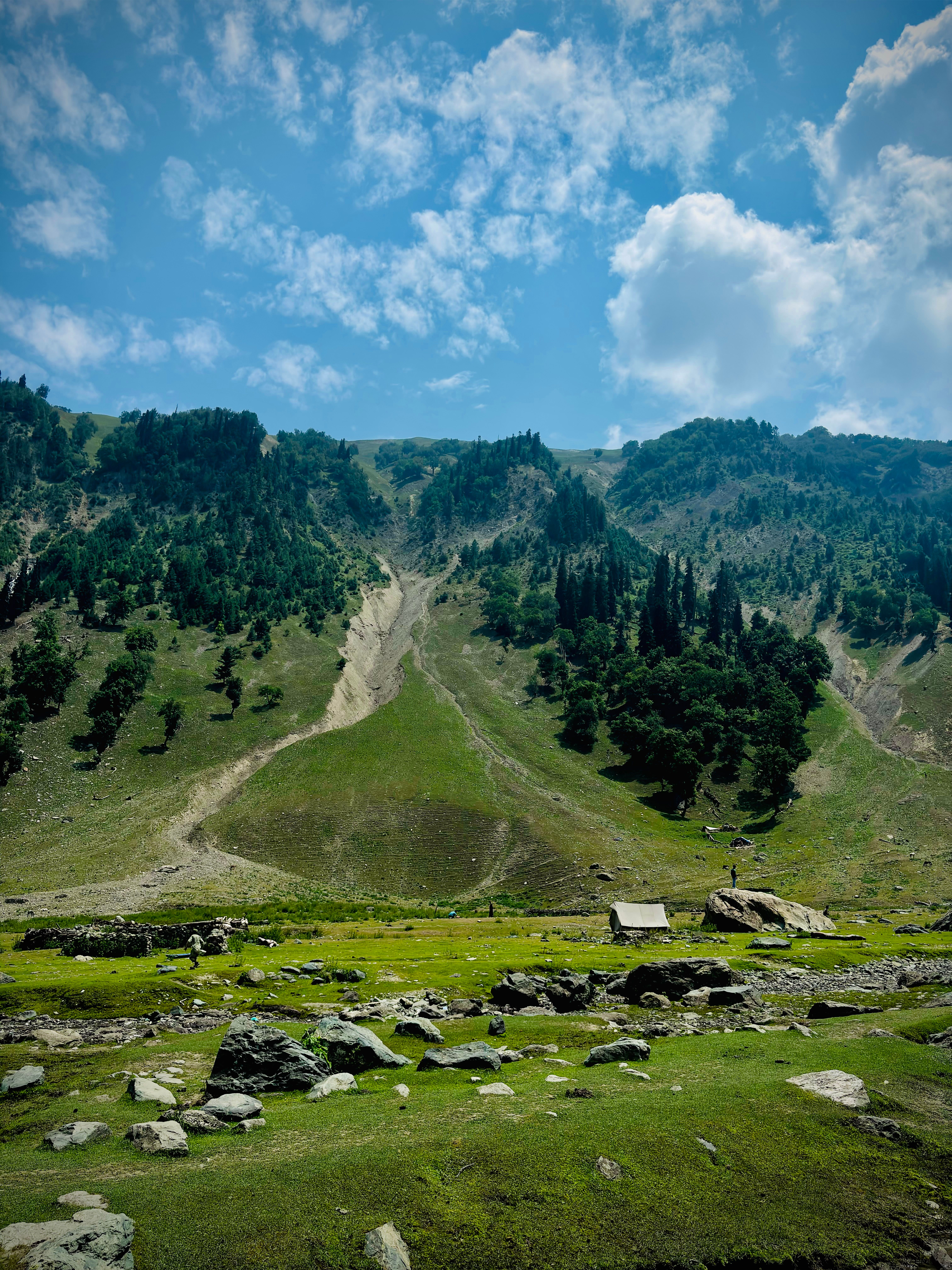 Scenic Mountain Landscape with Lush Greenery · Free Stock Photo