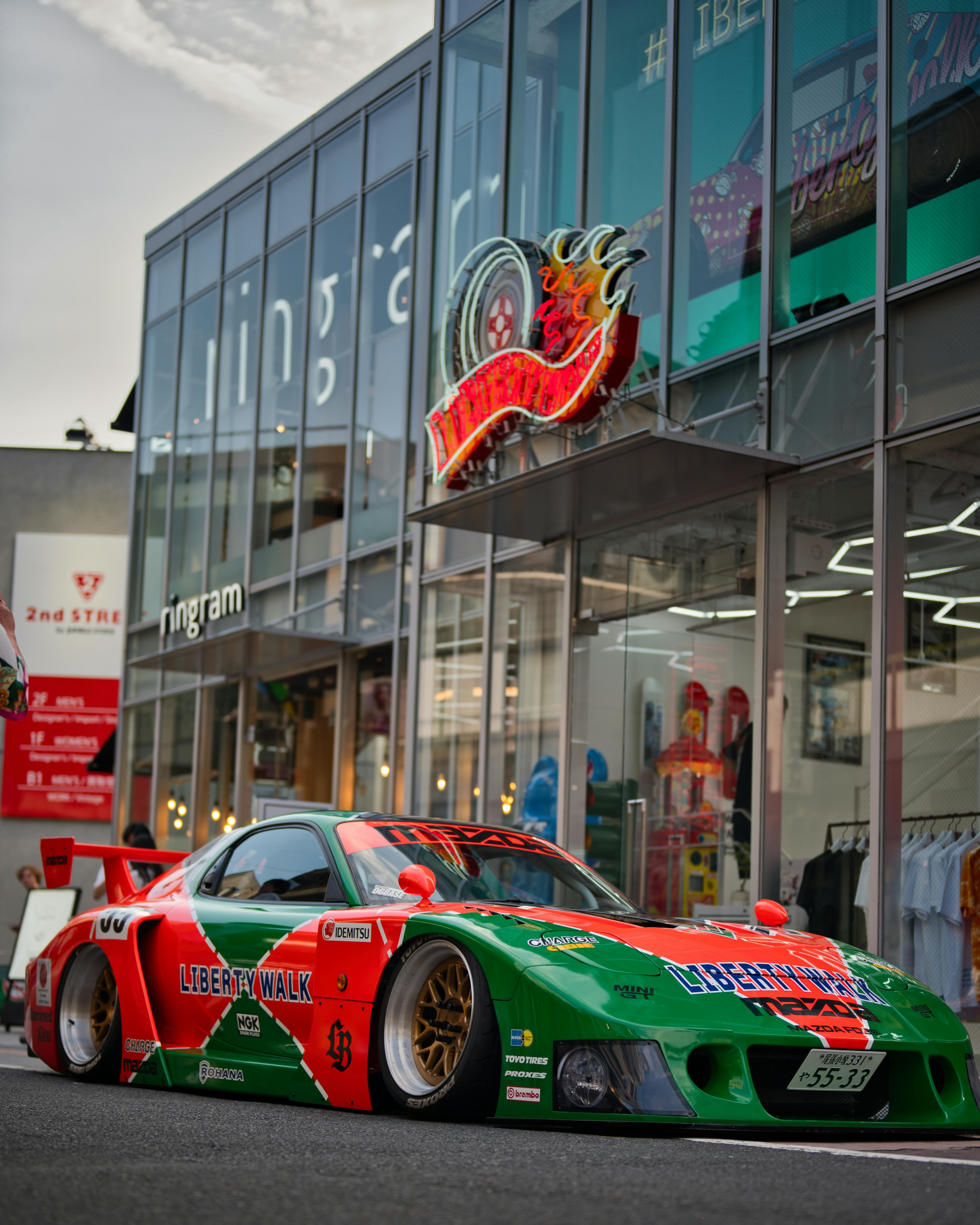 Mazda Rx 7 Liberty Walk En Las Calles De Harajuku, Tokio · Foto de ...