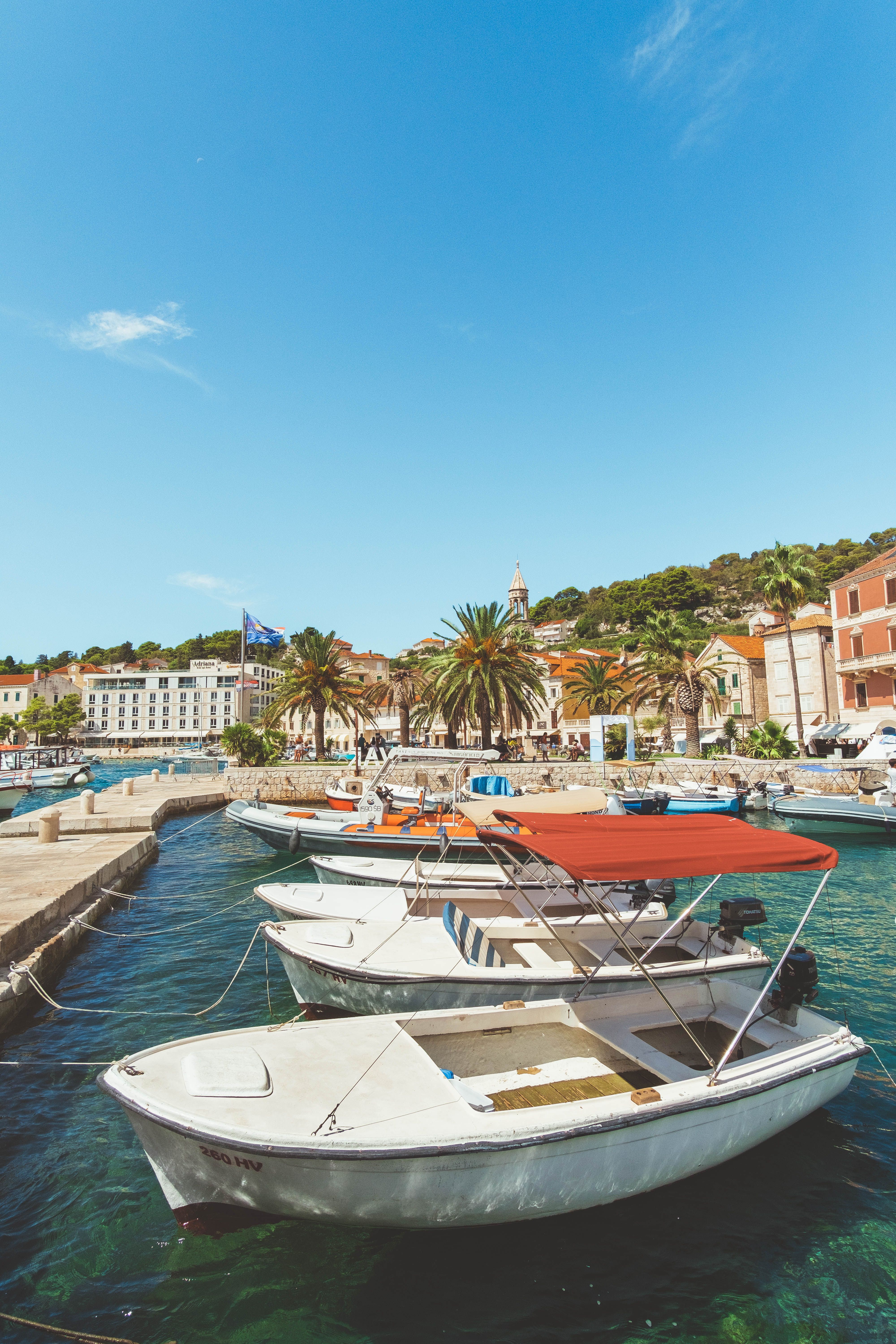 Scenic Harbor View in Hvar, Croatia · Free Stock Photo