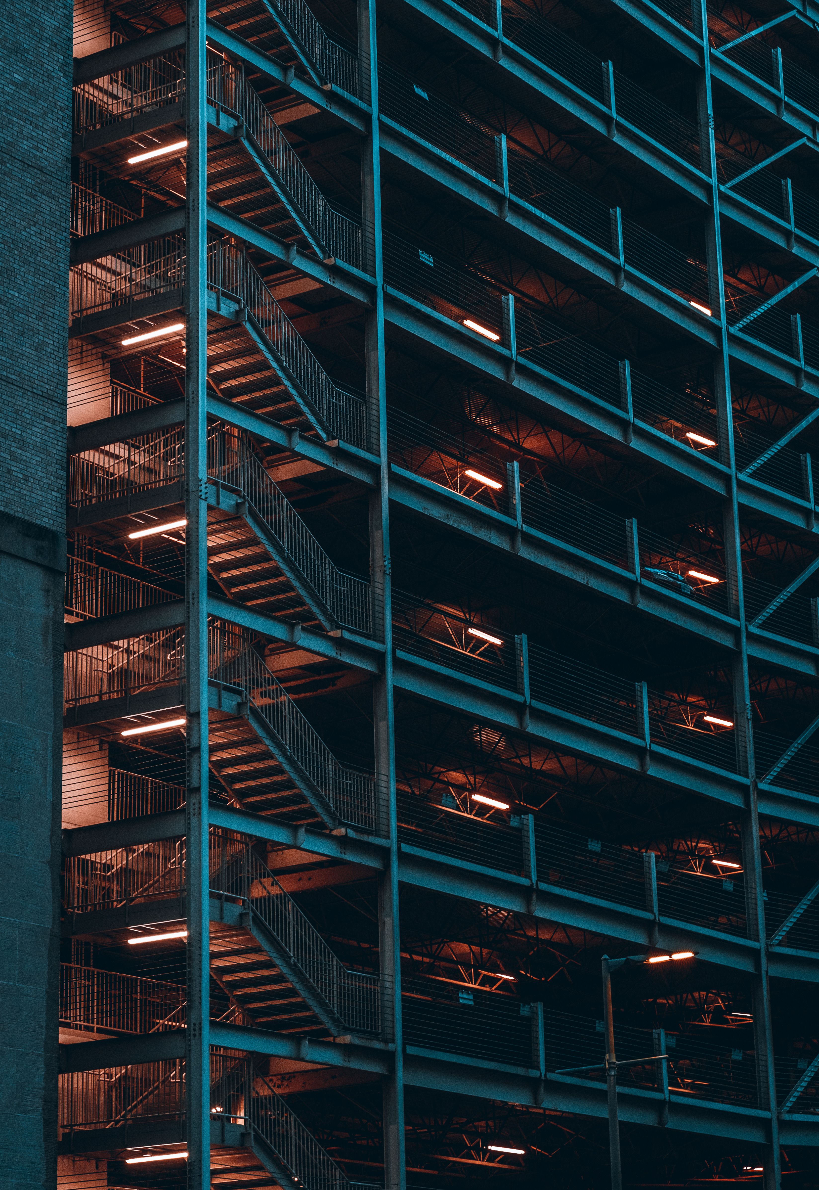 Modern Urban Architecture in Houston at Night · Free Stock Photo