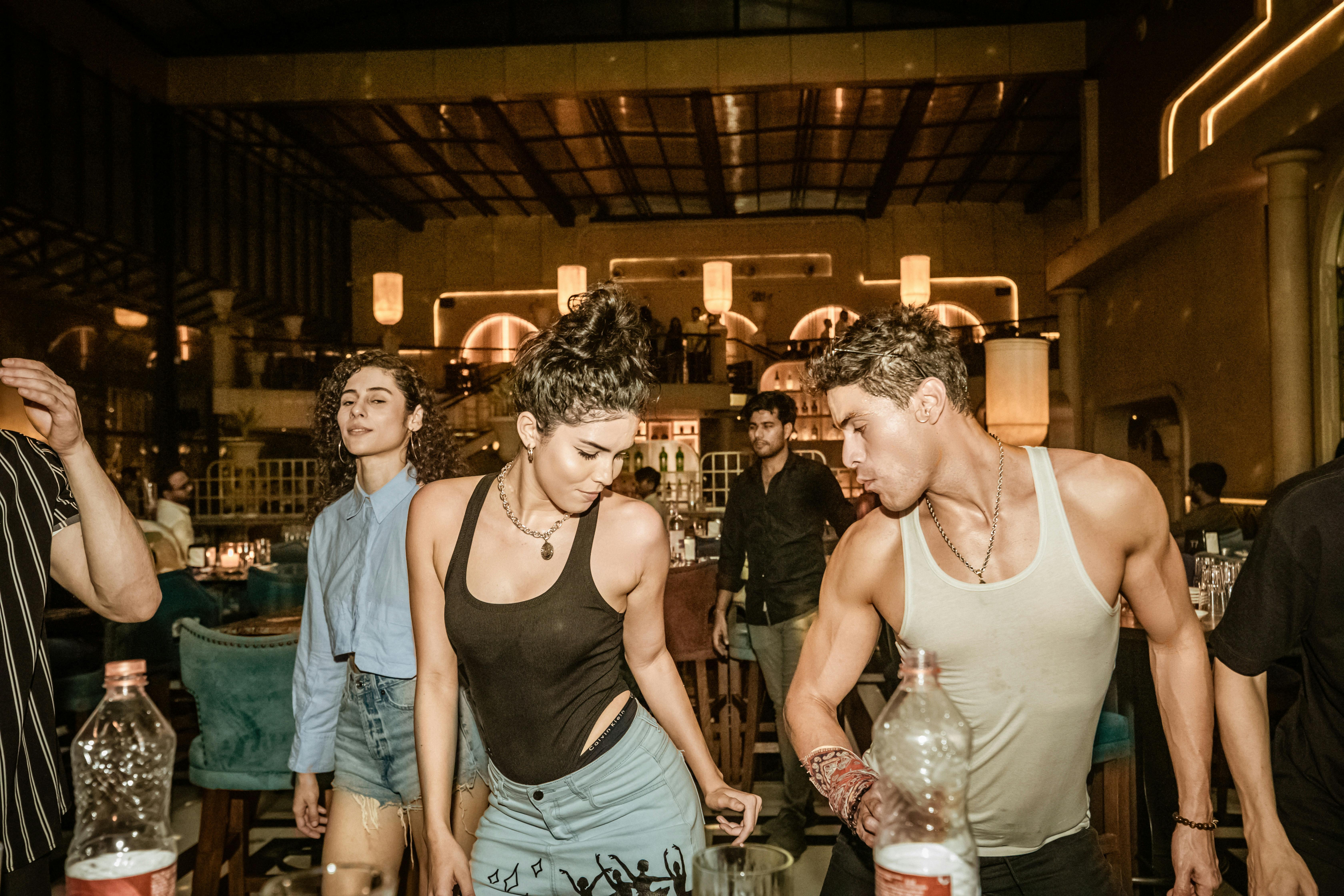 Energetic Nightlife Scene in Indian Bar · Free Stock Photo