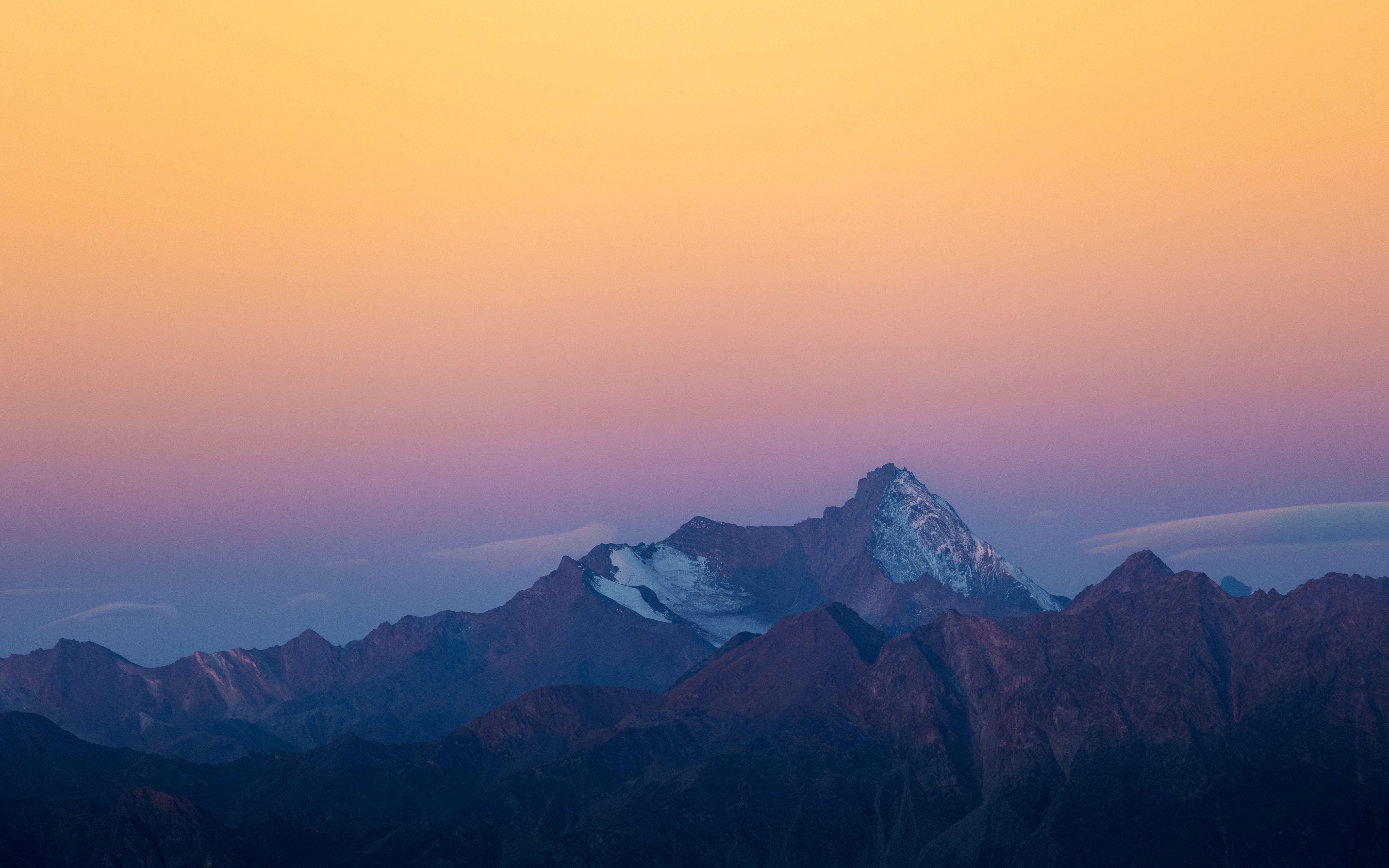 Stunning Alps Sunrise Over Italian Mountains · Free Stock Photo