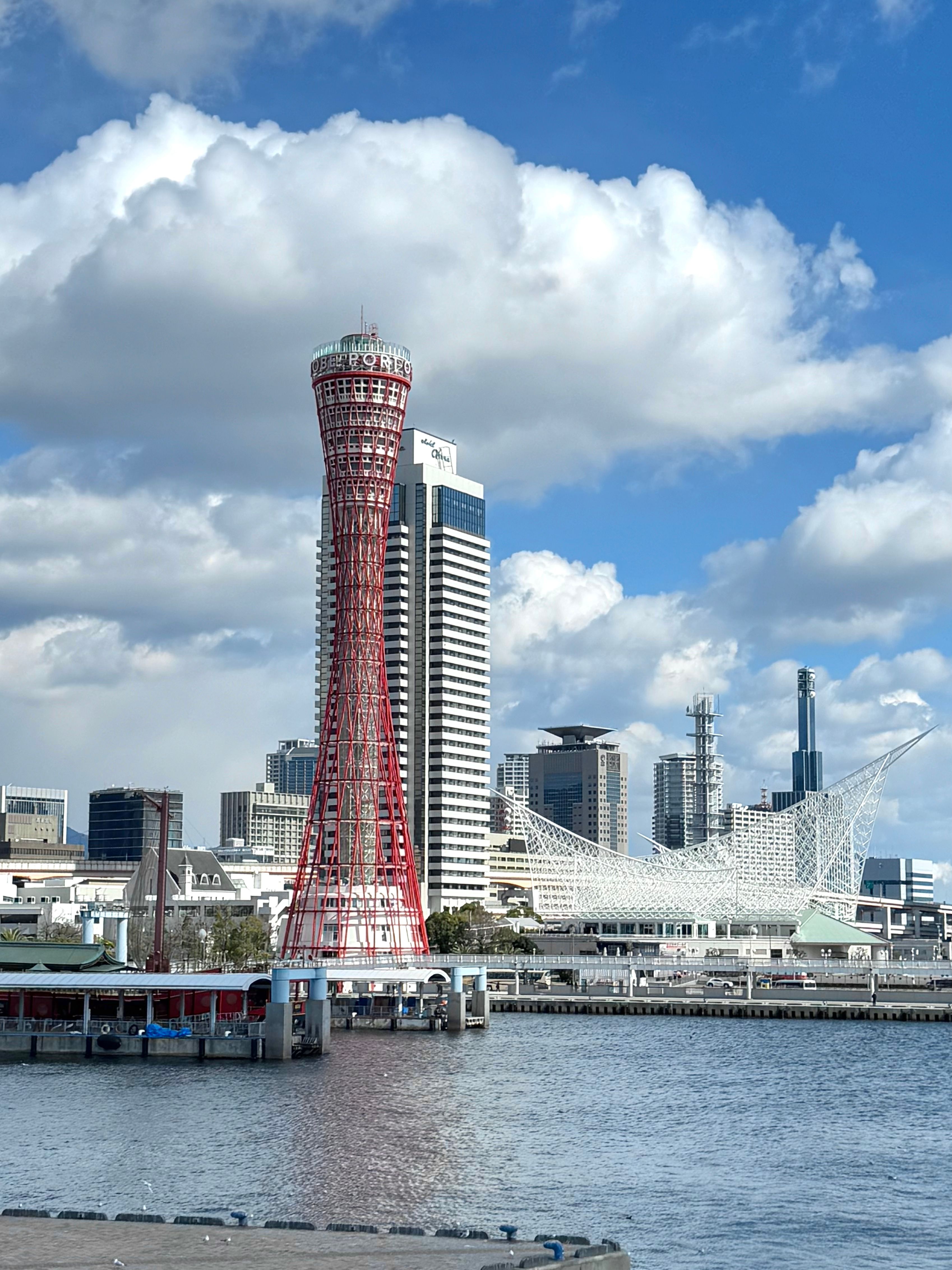 Kobe Port Tower and Skyline on a Clear Day · Free Stock Photo