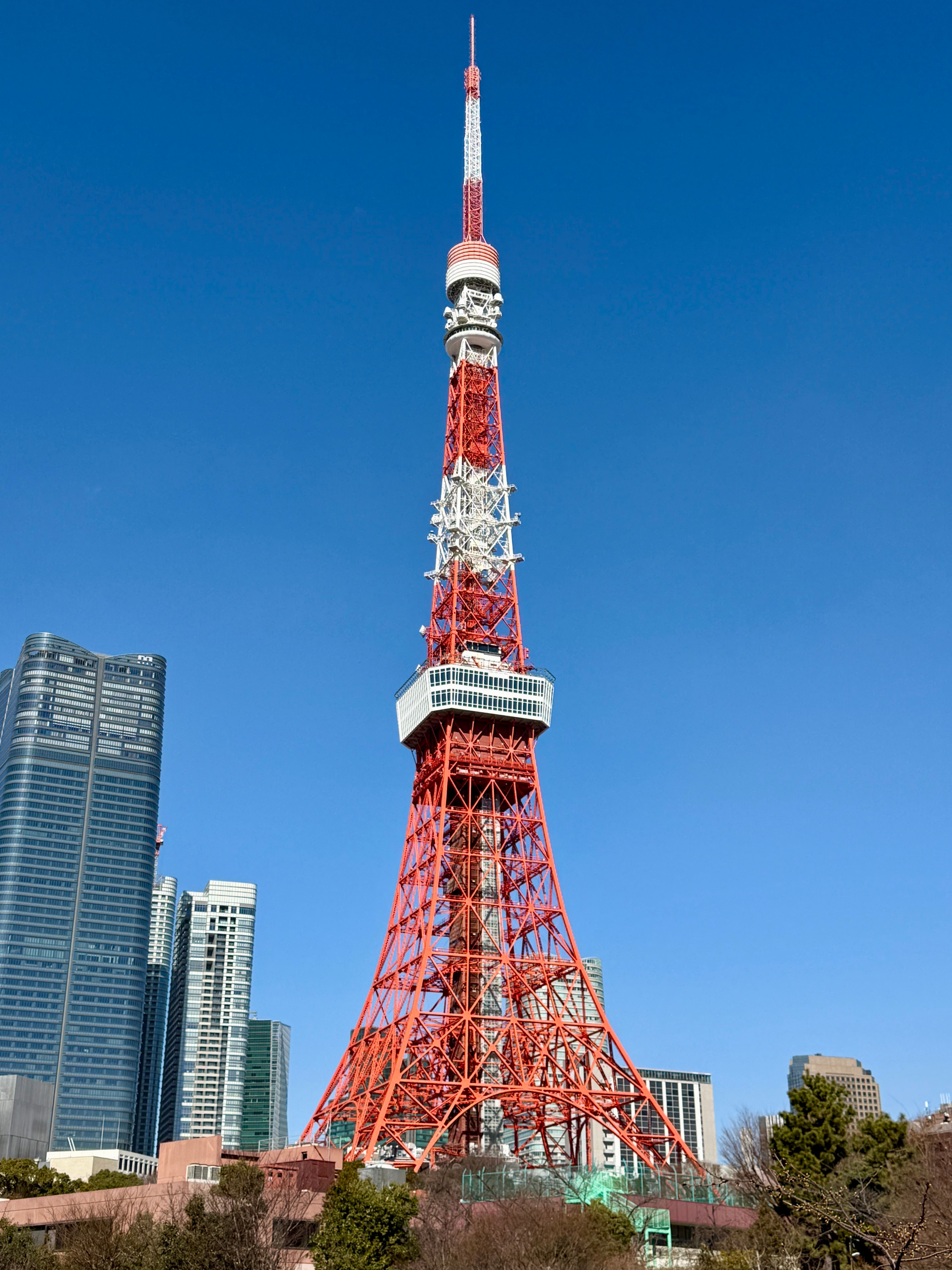 Tokyo Tower Against Clear Blue Sky · Free Stock Photo