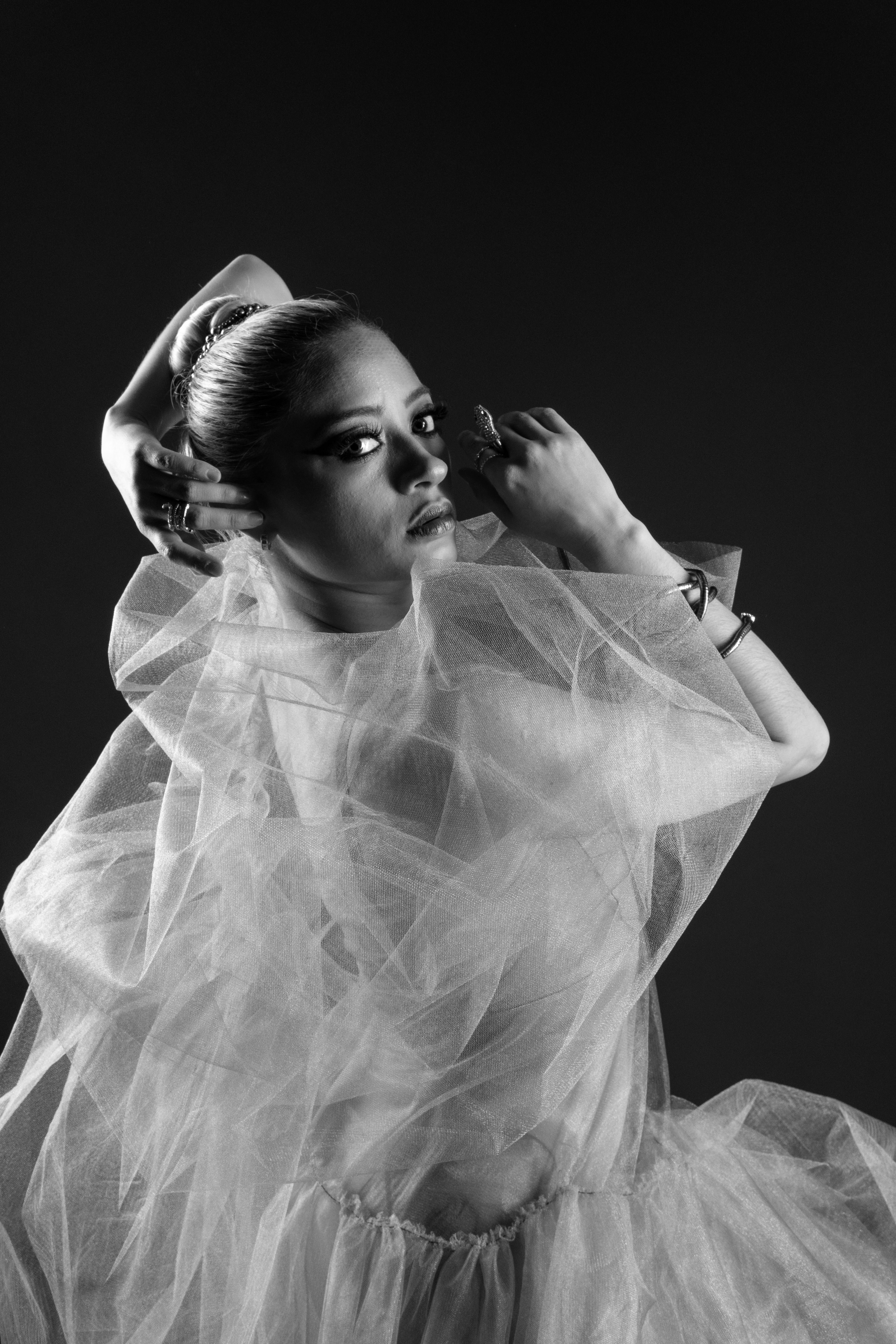 Expressive Ballet Dancer in Dramatic Pose · Free Stock Photo