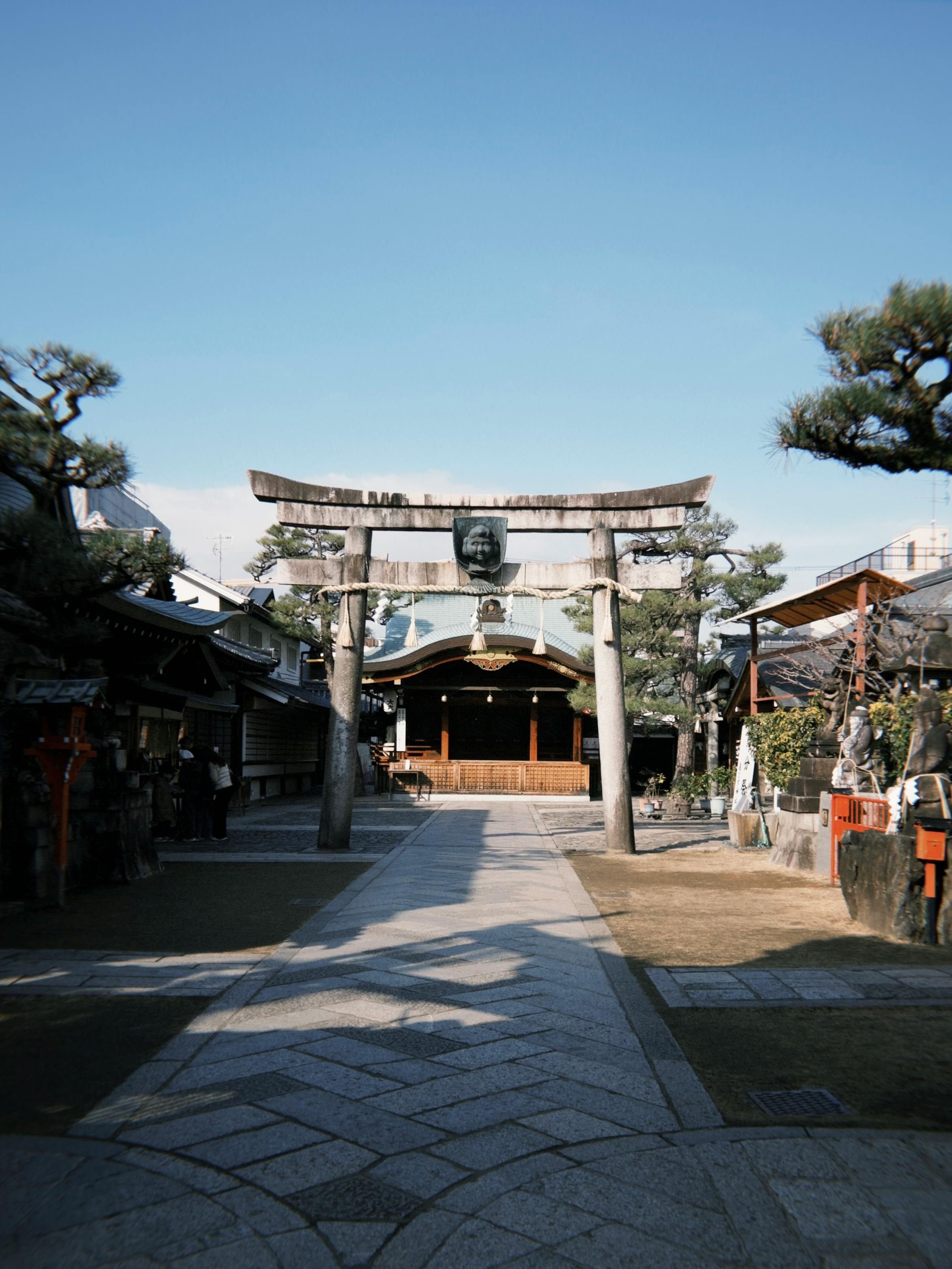 Traditional Japanese Shrine in Kyoto Japan · Free Stock Photo