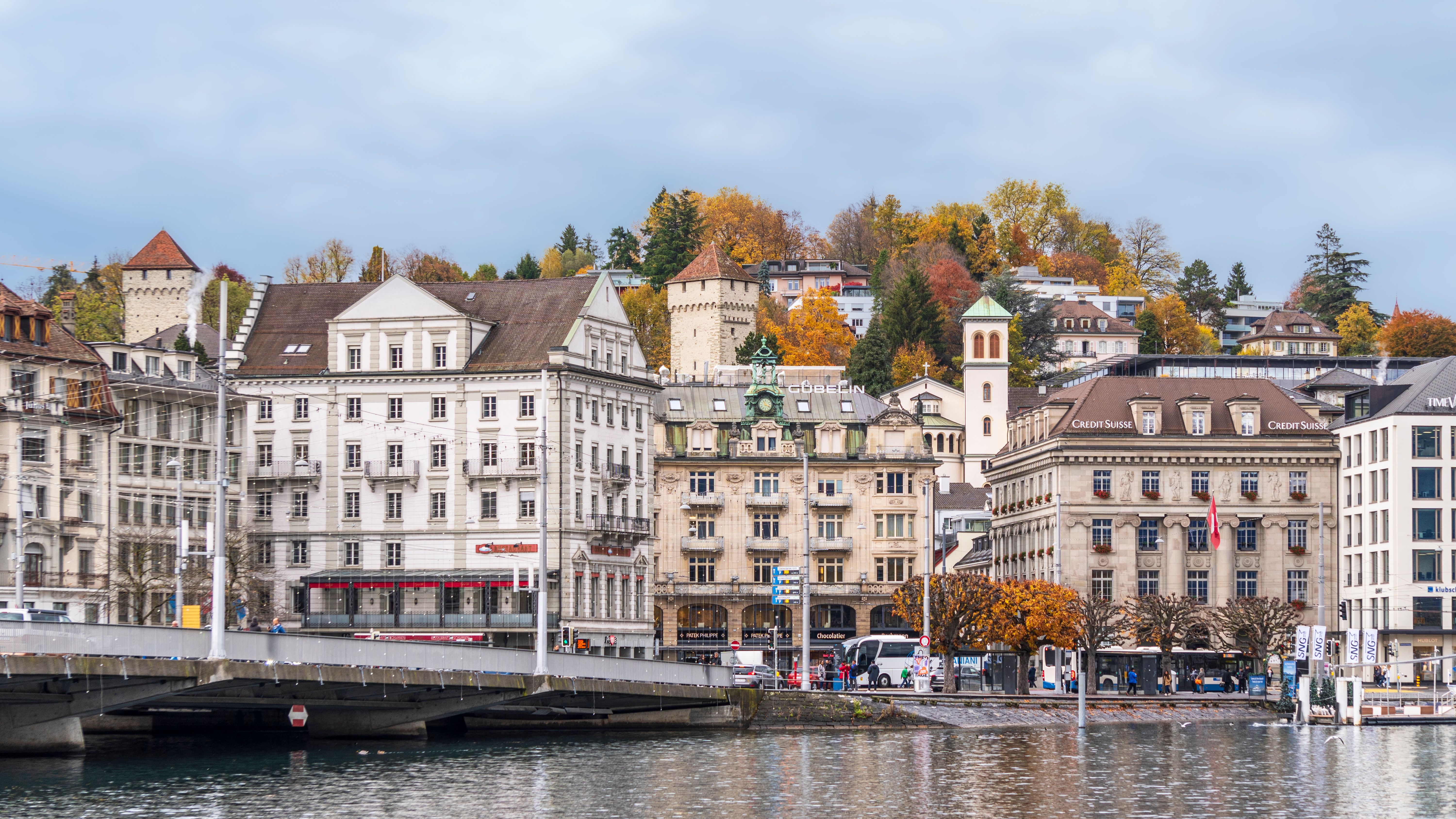Scenic View of Historic Buildings in Lucerne · Free Stock Photo