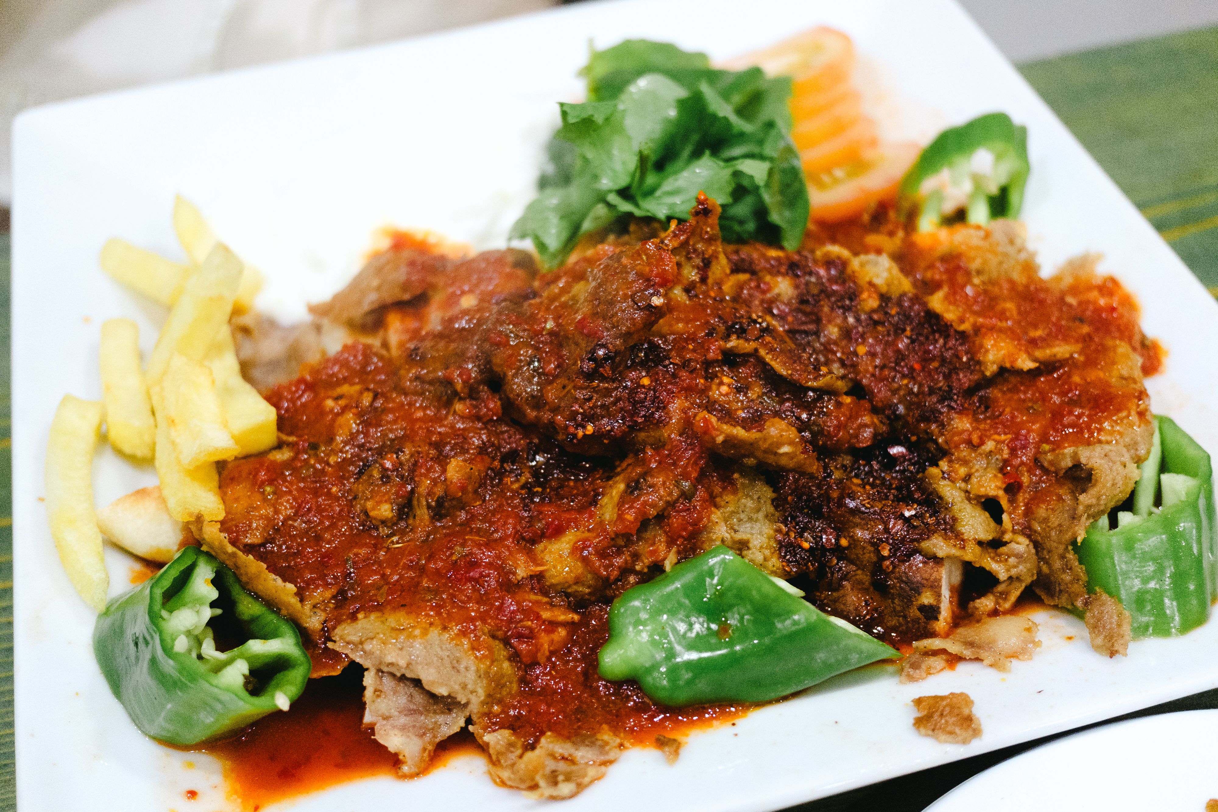 Traditional Turkish Iskender Kebab Plate · Free Stock Photo