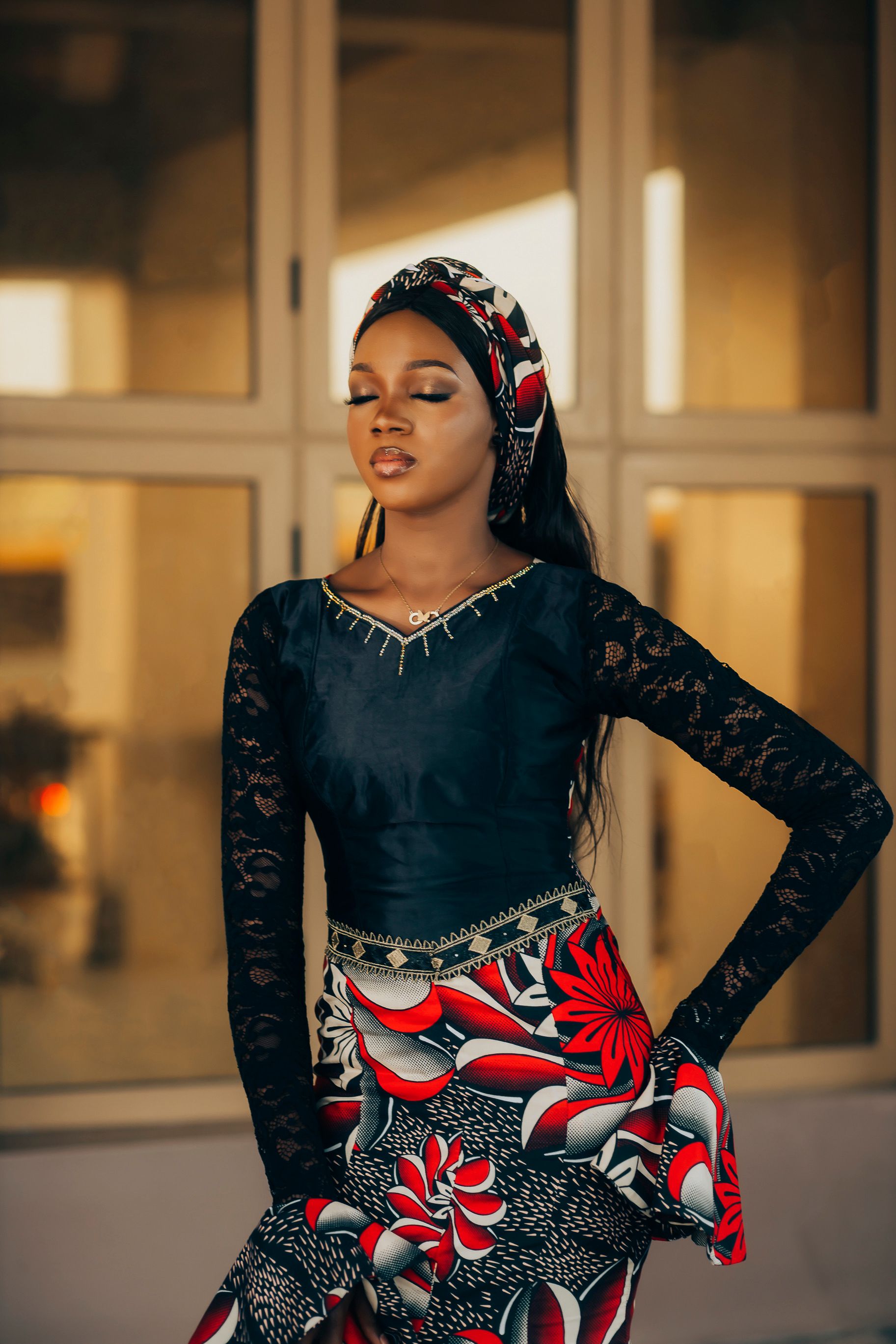 Elegant African Fashion in Maiduguri Setting · Free Stock Photo