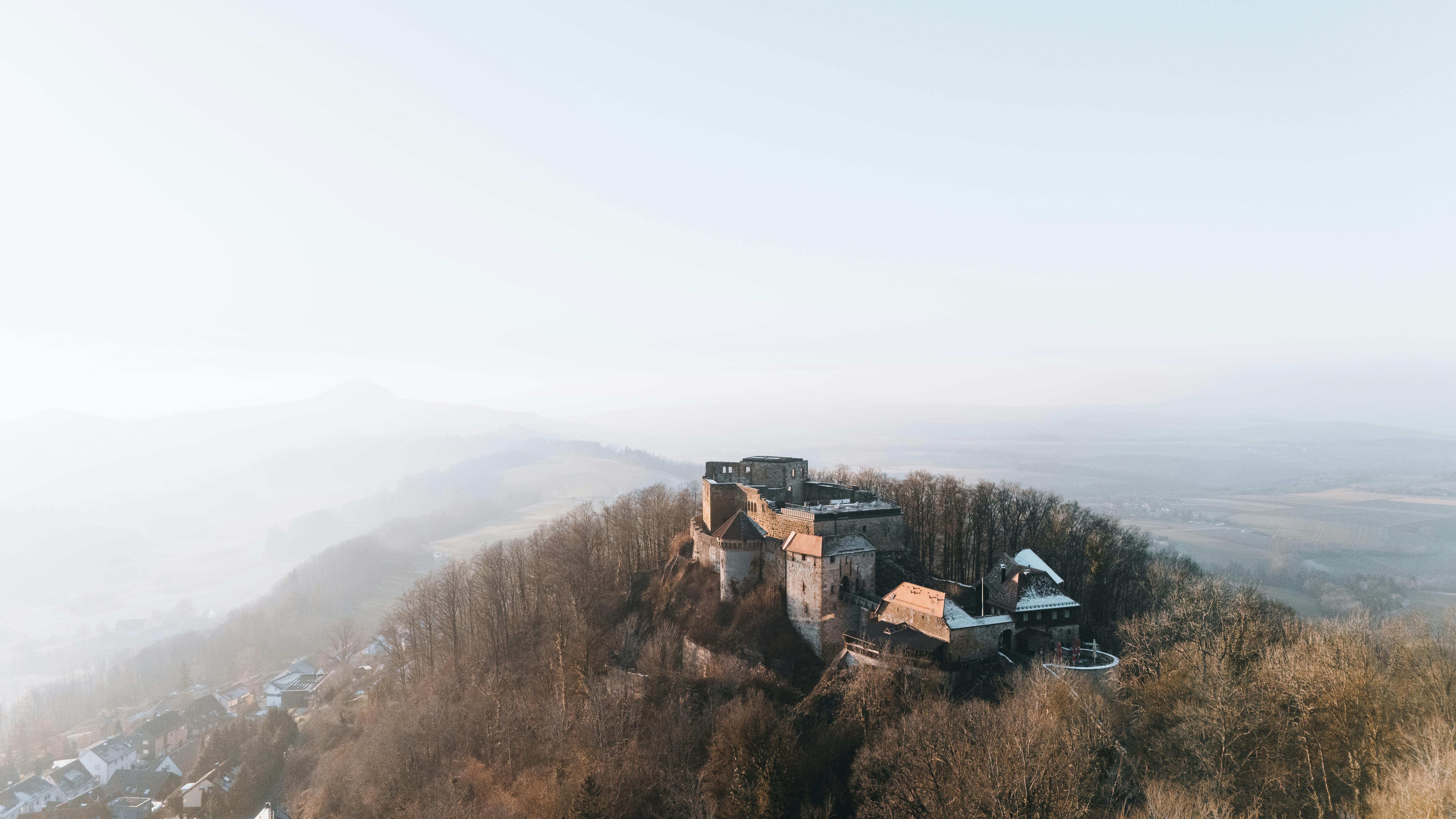 Aerial View of Castle in Schwäbisch Gmünd · Free Stock Photo