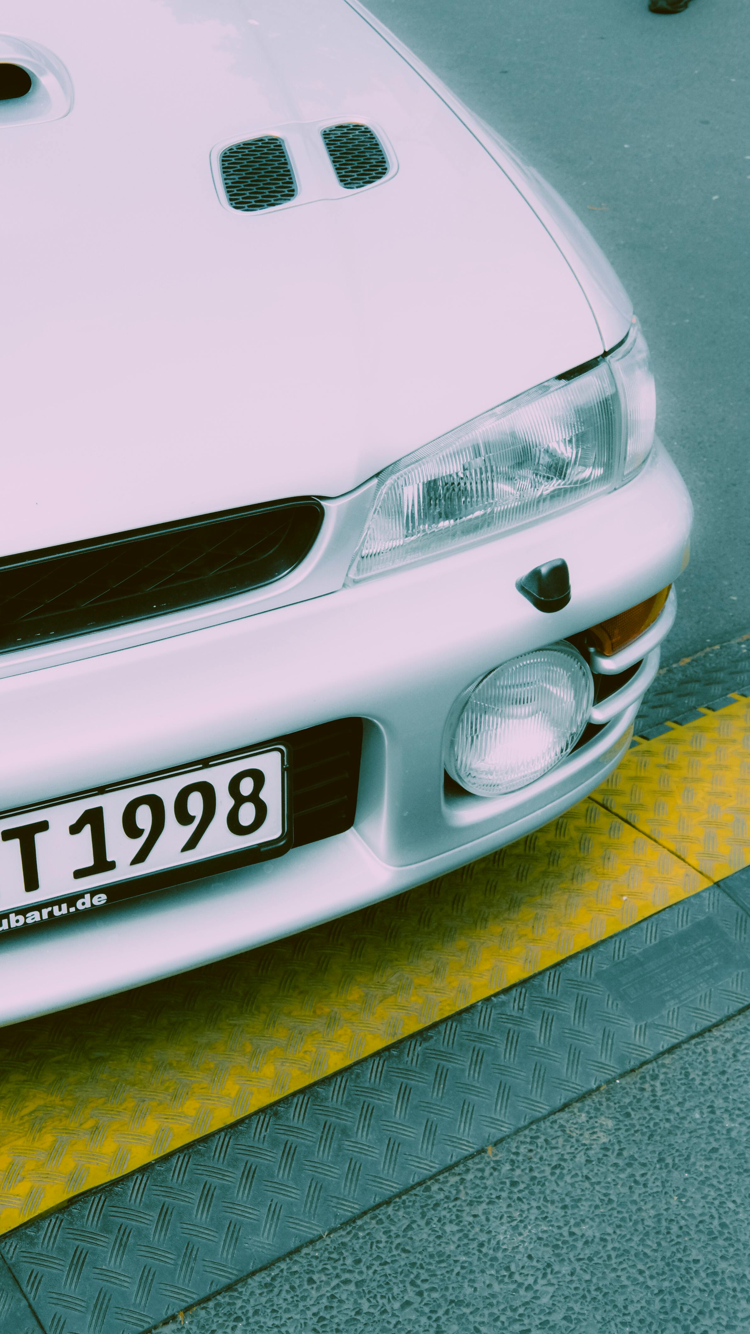 Classic Subaru Car Front in Berlin · Free Stock Photo