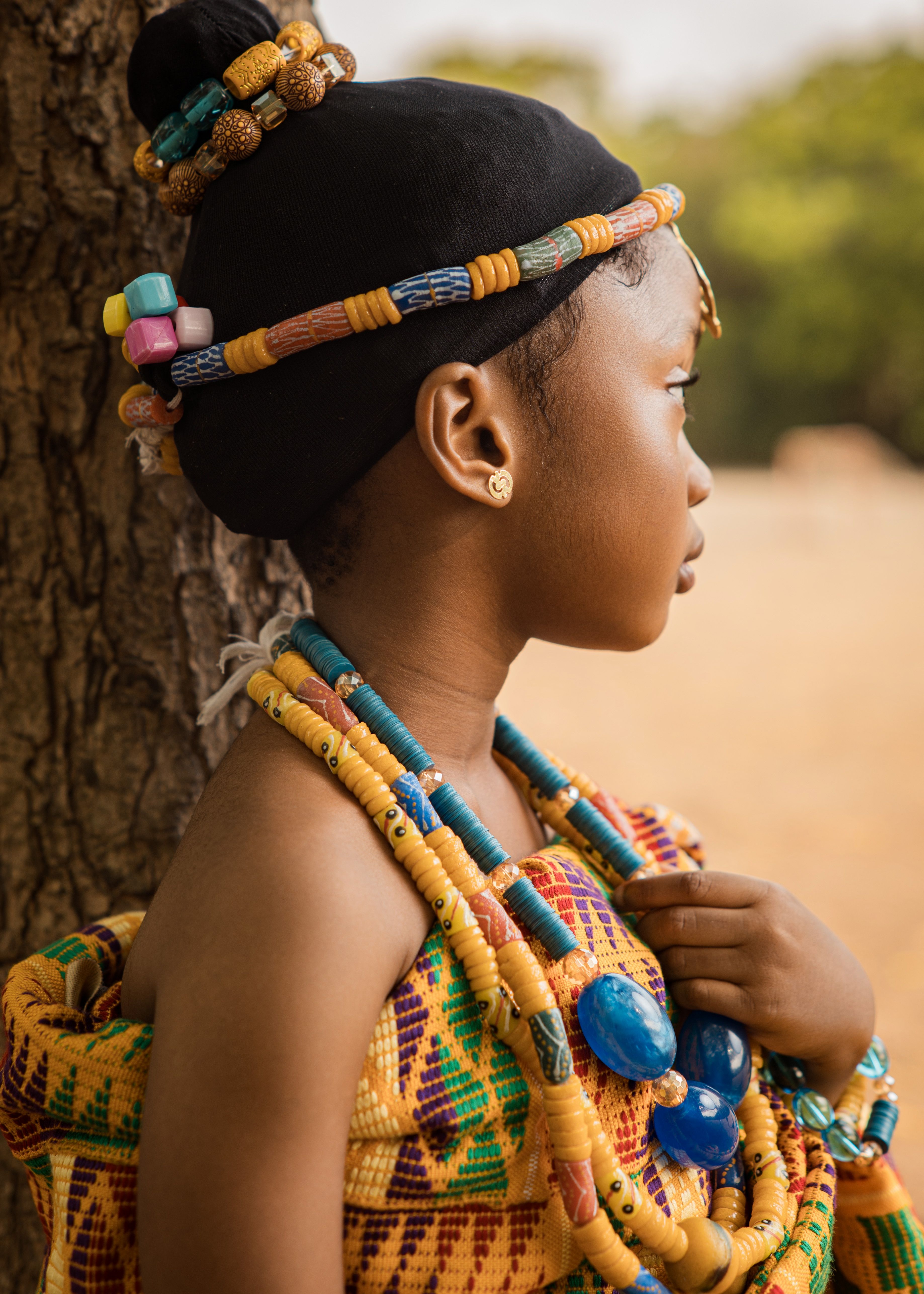 Traditional African Attire Worn by Young Girl · Free Stock Photo